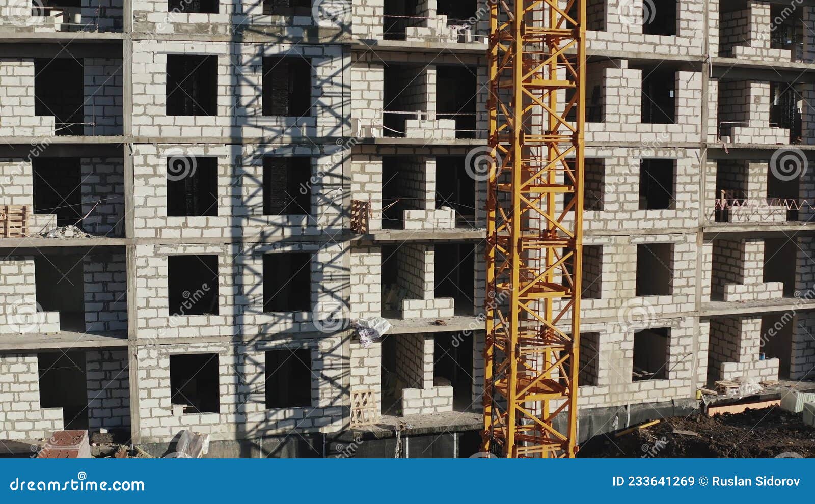 Solid Walls of Concrete. the Framework for the Walls. Formwork for ...