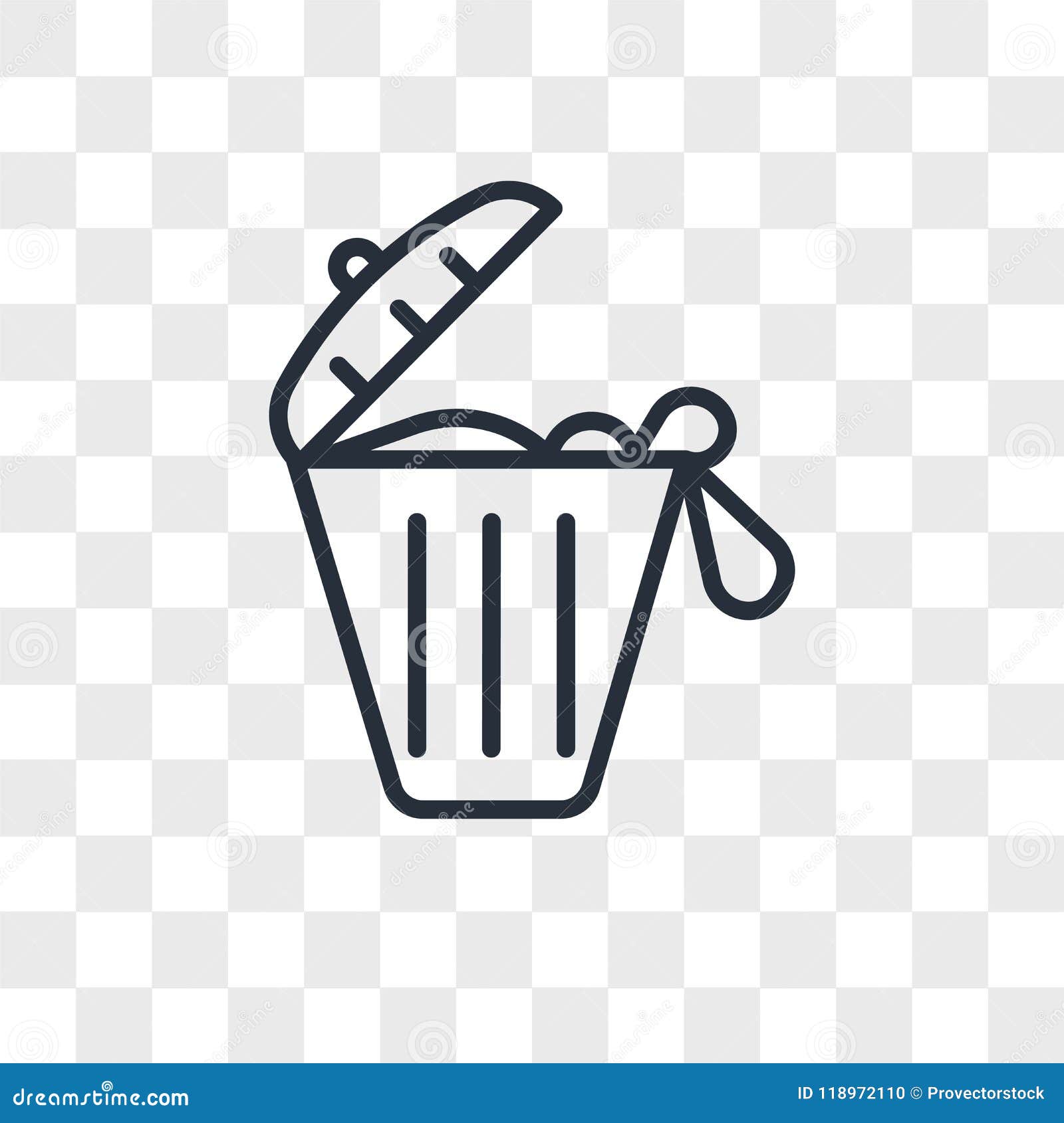 Solid Waste Vector Icon Isolated on Transparent Background, Solid Waste ...