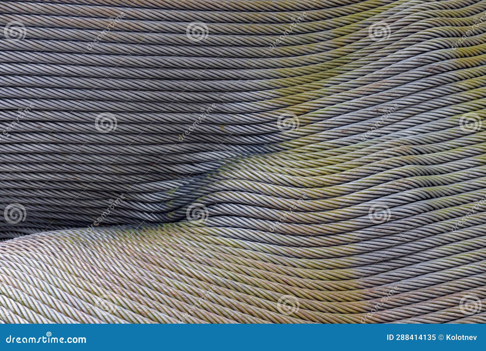 Solid Wavy Texture of Metal Rope Cord Twist Stock Image - Image of ...