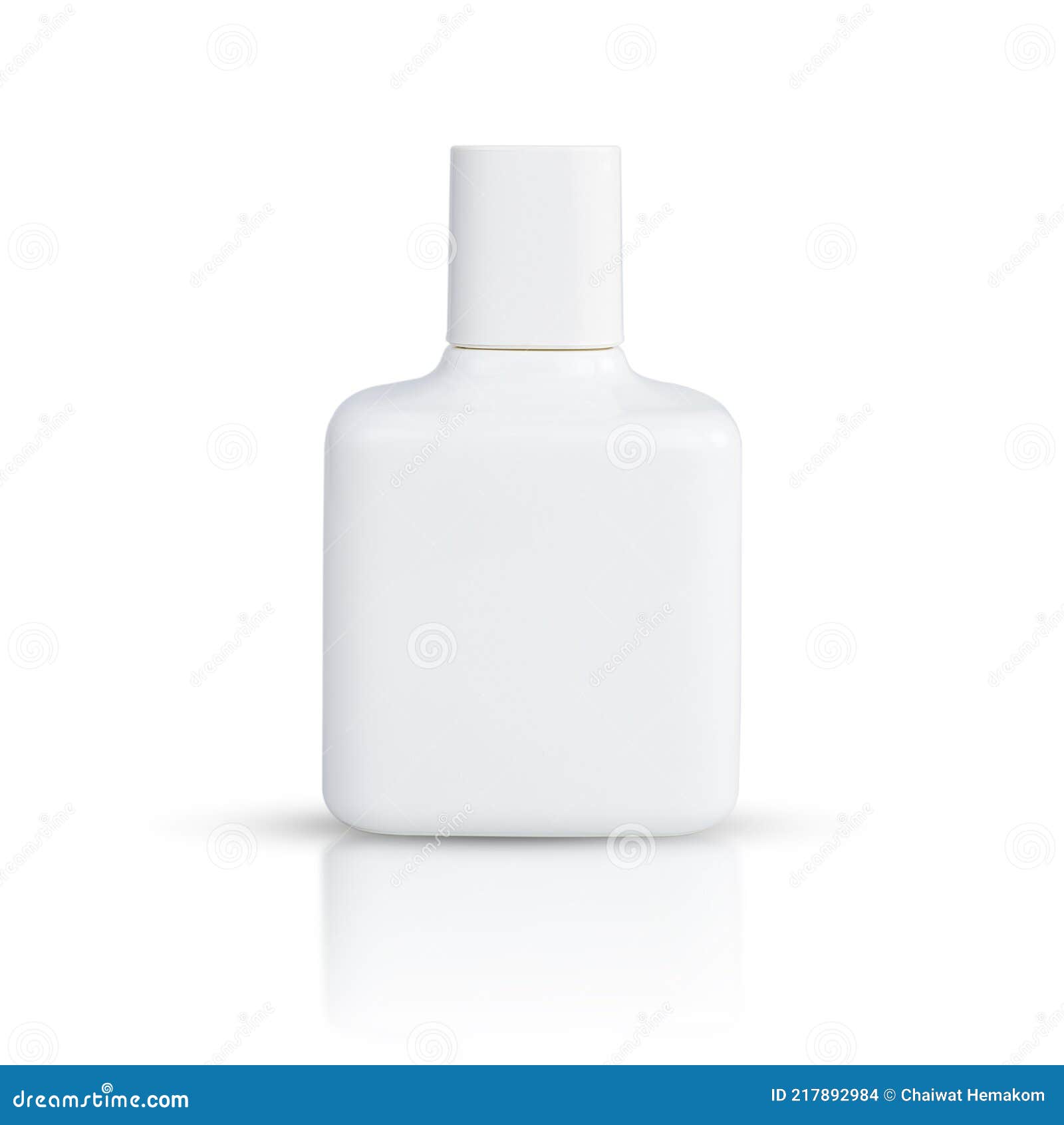 Solid White Perfume Bottle Isolated on White Background with Clipping ...