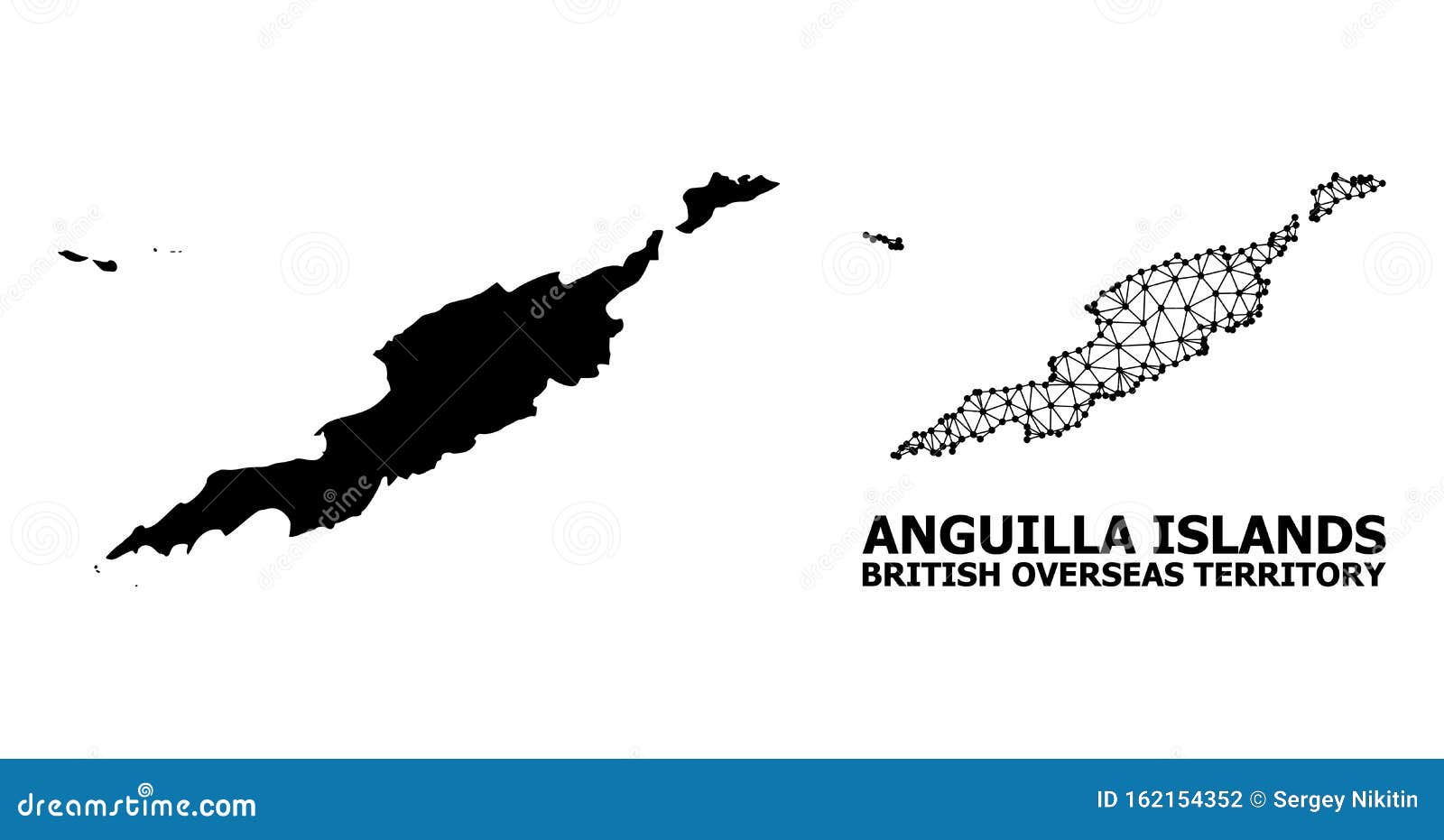Anguilla Political Map Vector Illustration | CartoonDealer.com #55714988