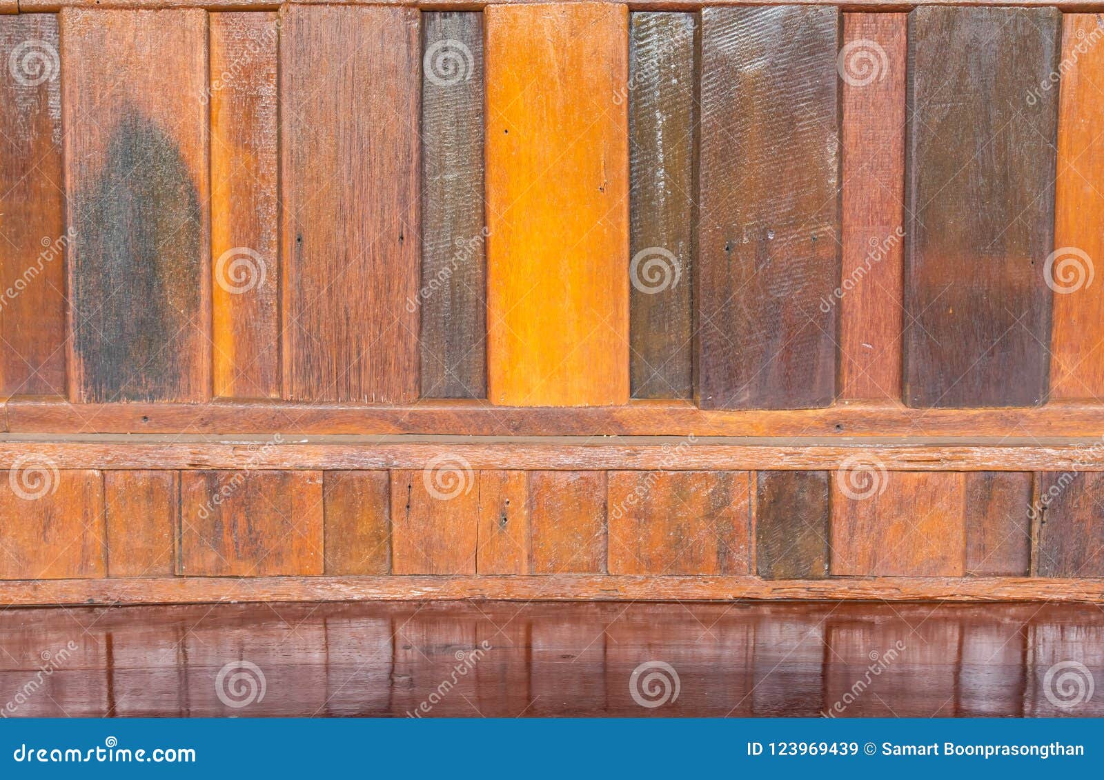 Solid Wood Pattern Used As a Background. Stock Image - Image of light ...
