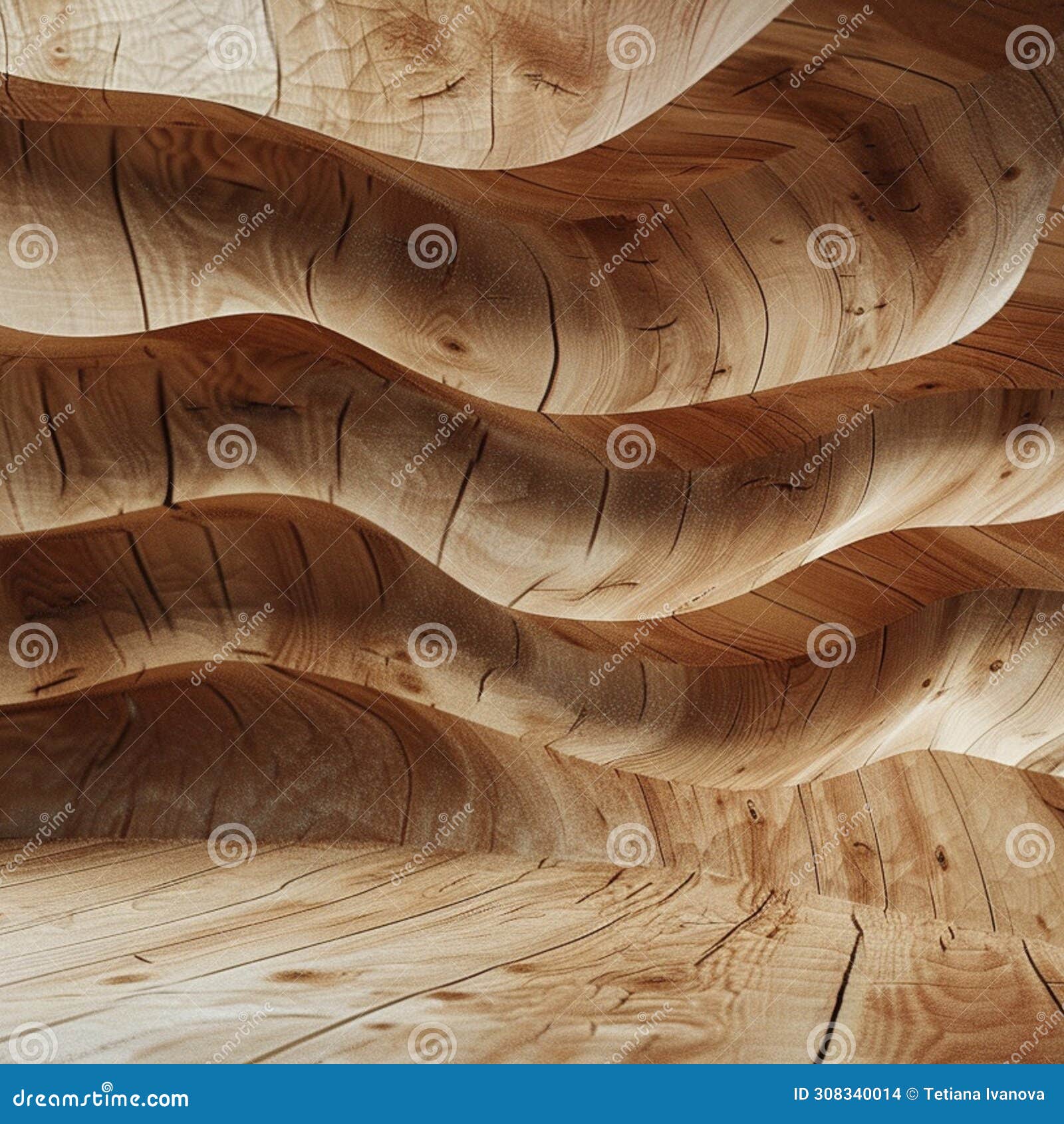 Solid Wood Plank for Sturdy Compositions. Stock Illustration ...