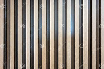 Solid Wooden Battens Wall Pattern Background with Natural Color ...