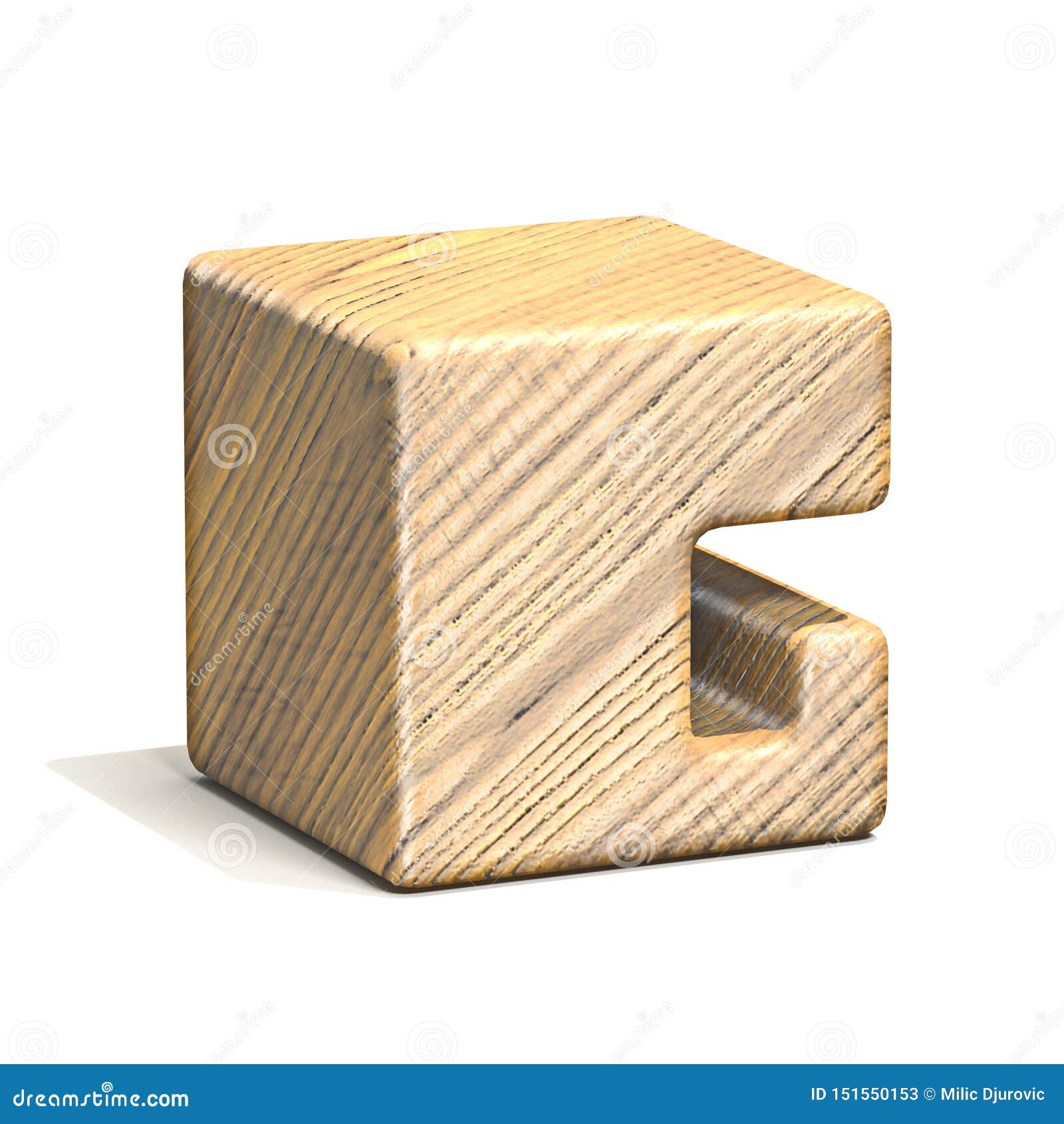 Solid Wooden Cube Font Letter G 3D Stock Illustration - Illustration of ...