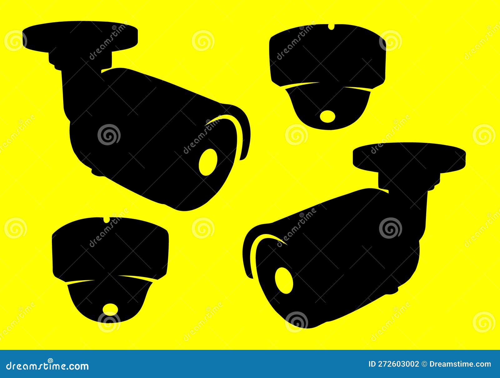 Black CCTV Surveillance Camera Royalty-Free Stock Photography ...