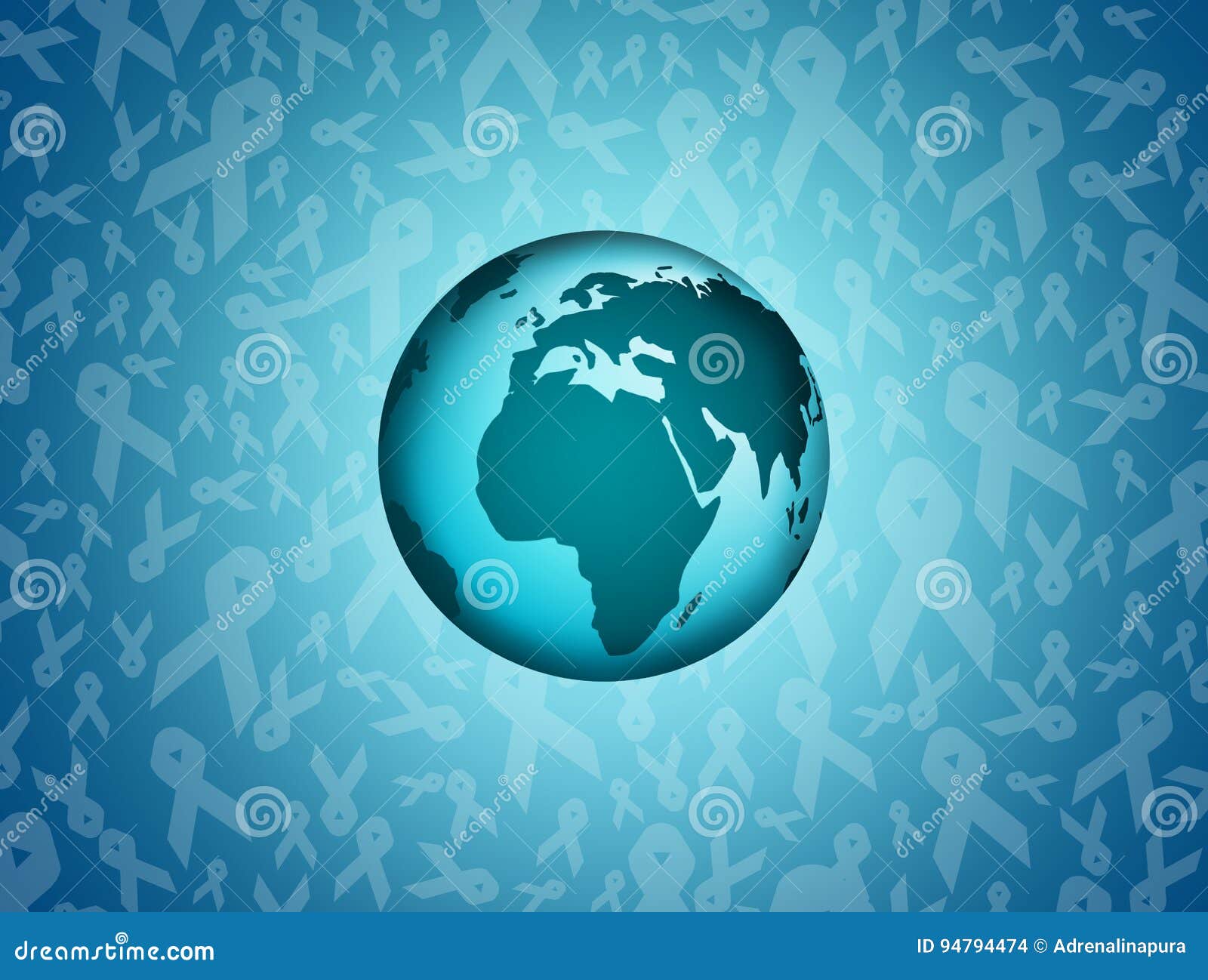 Solidaridad en el mundo stock de ilustración. Ilustración de azul ...