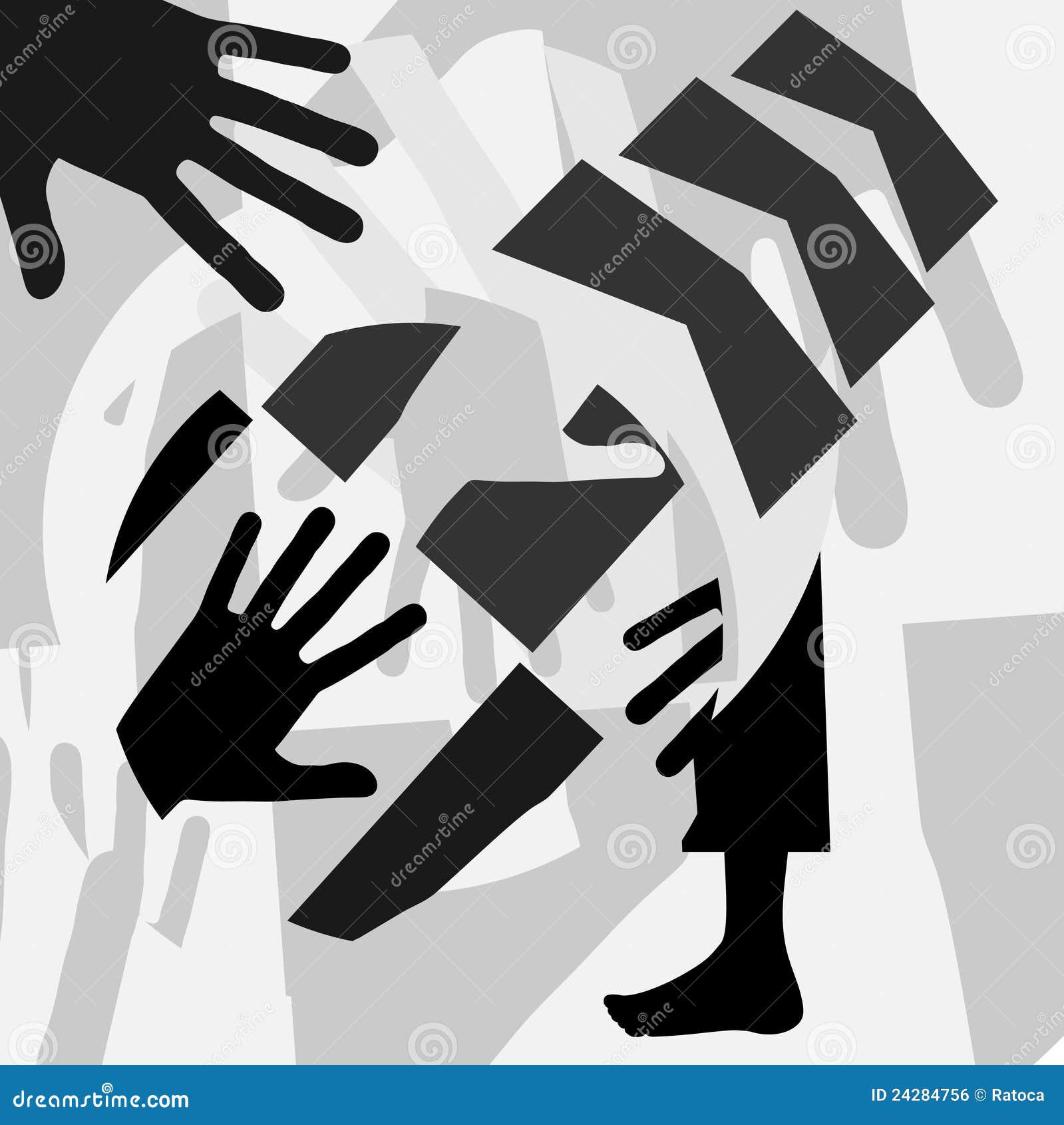 Solidarity background stock vector. Illustration of contemporary - 24284756