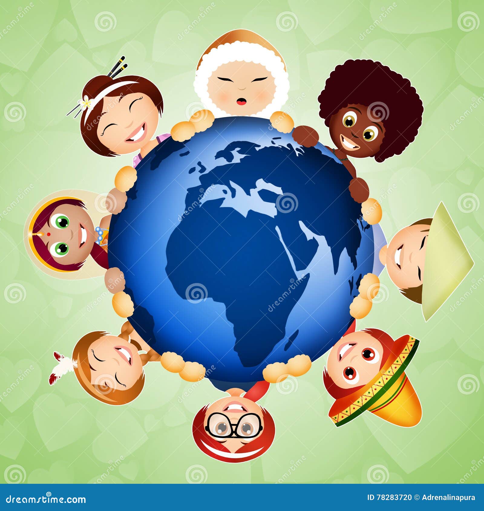 Solidarity stock illustration. Illustration of children - 78283720