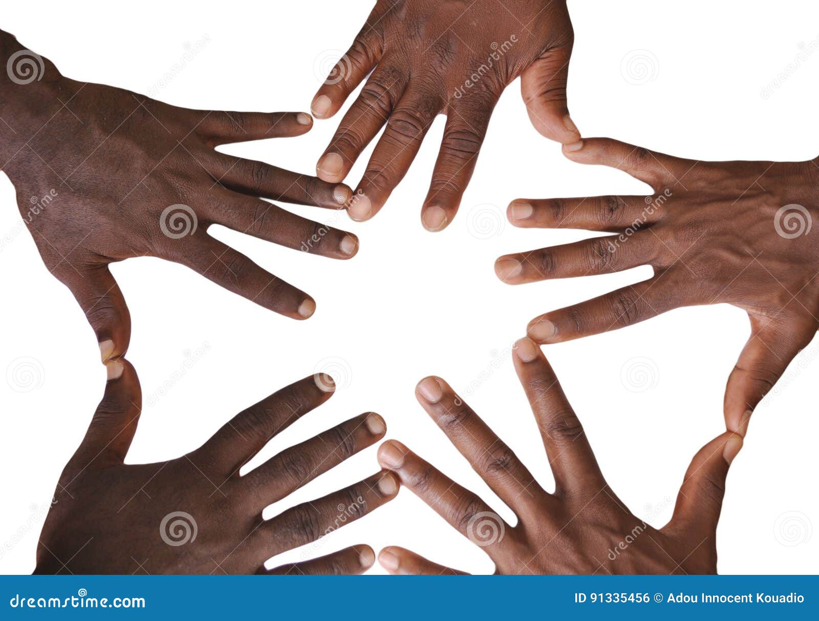 Solidarity Gesture of Hands Stock Photo - Image of destinyn, group ...