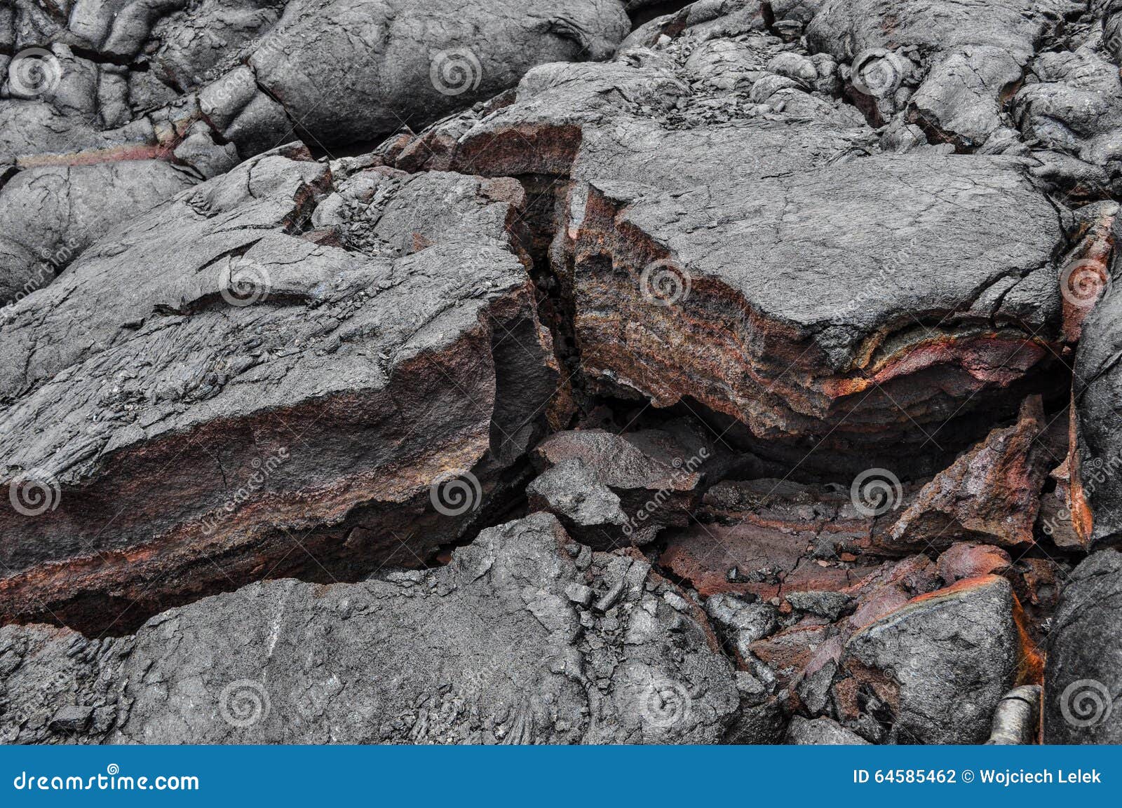 Solidified Hawaii lava stock photo. Image of pahoehoe - 64585462