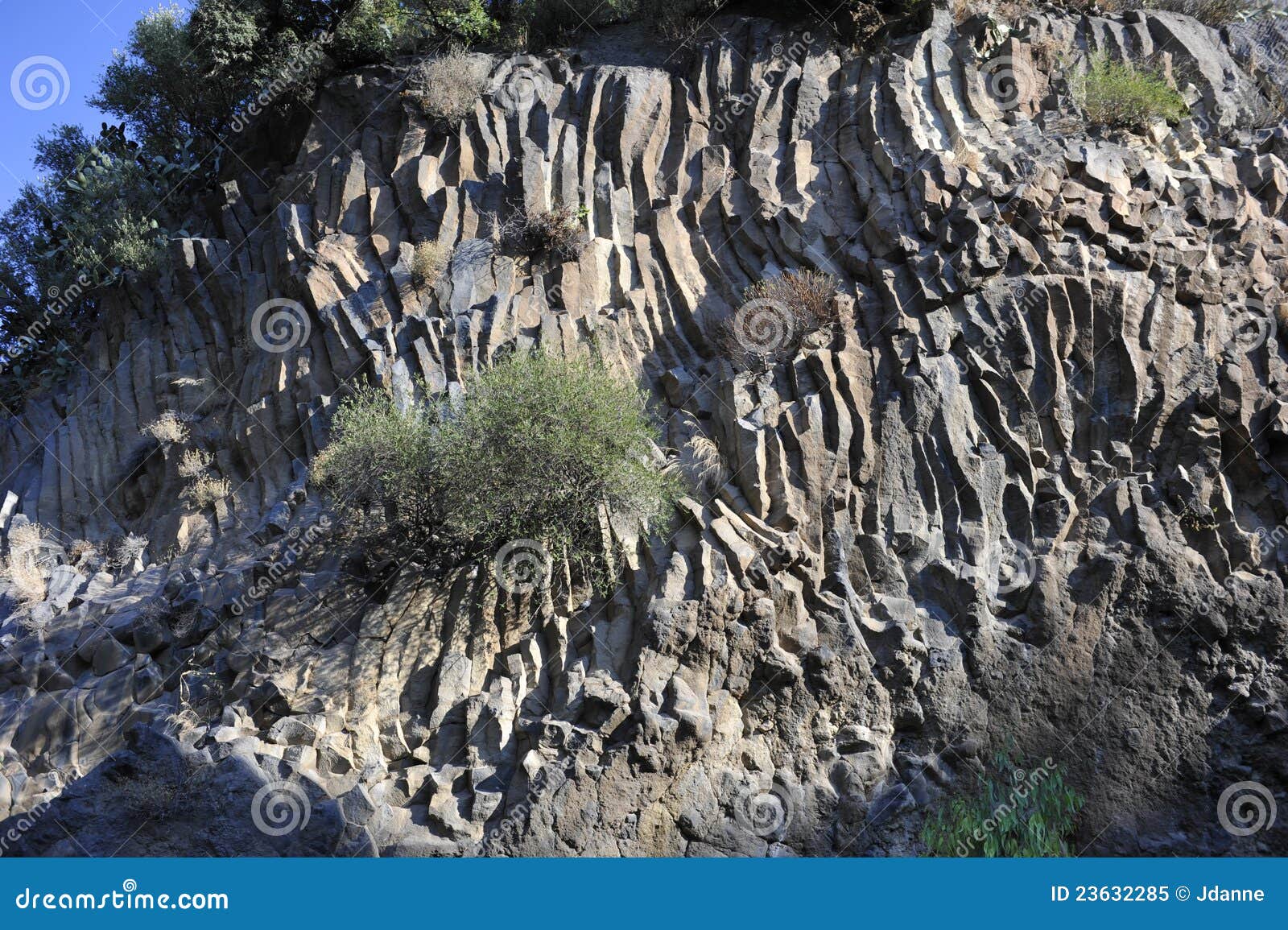 Solidified Lava Layers stock image. Image of flowing - 23632285