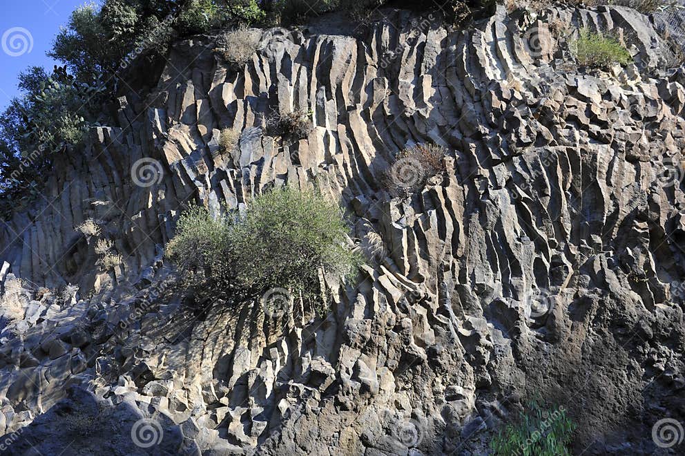 Solidified Lava Layers stock image. Image of flowing - 23632285