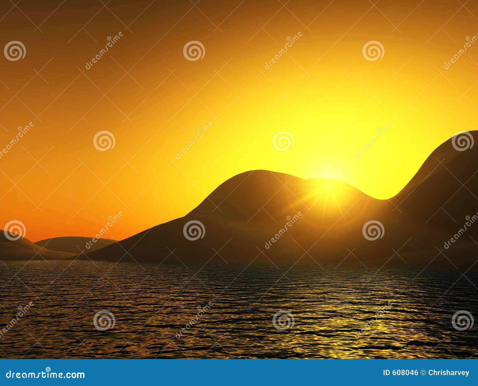 Soligt Landskap 2 Bild. Bild: 608046