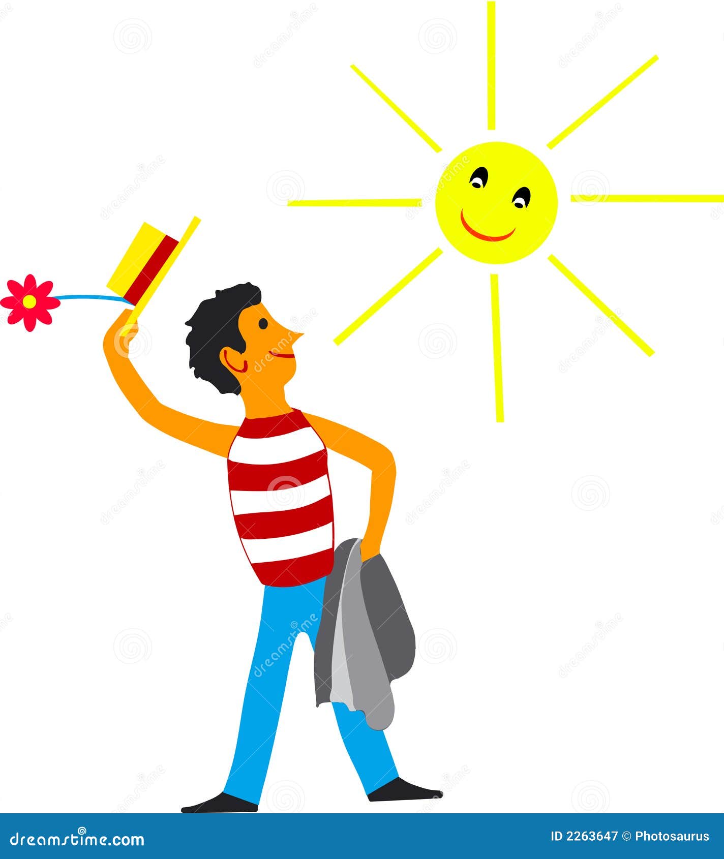 Soligt väder stock illustrationer. Illustration av symbol - 2263647