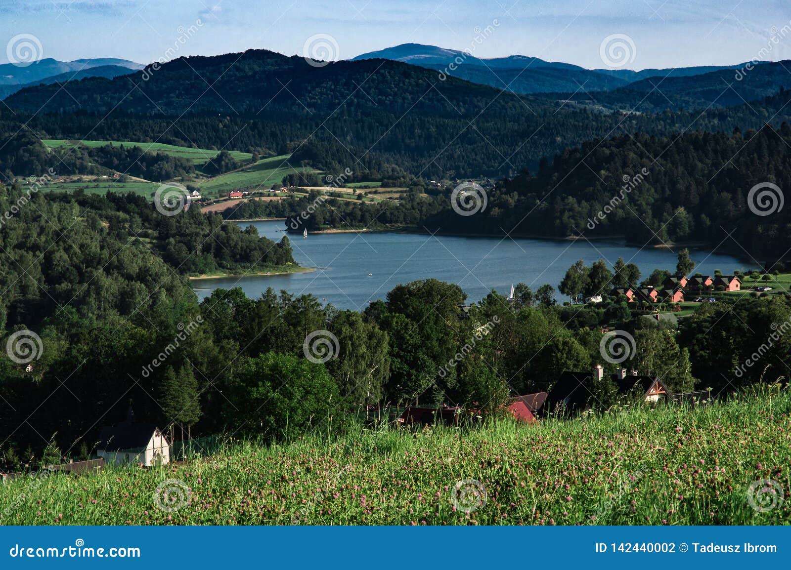 Solina lake stock photo. Image of salina, poland, resort - 142440002