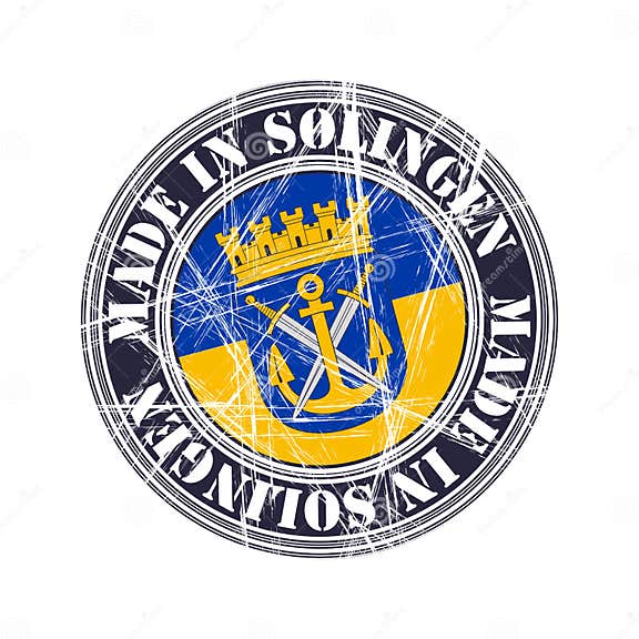 Solingen-Stempel vektor abbildung. Illustration von reise - 87127866