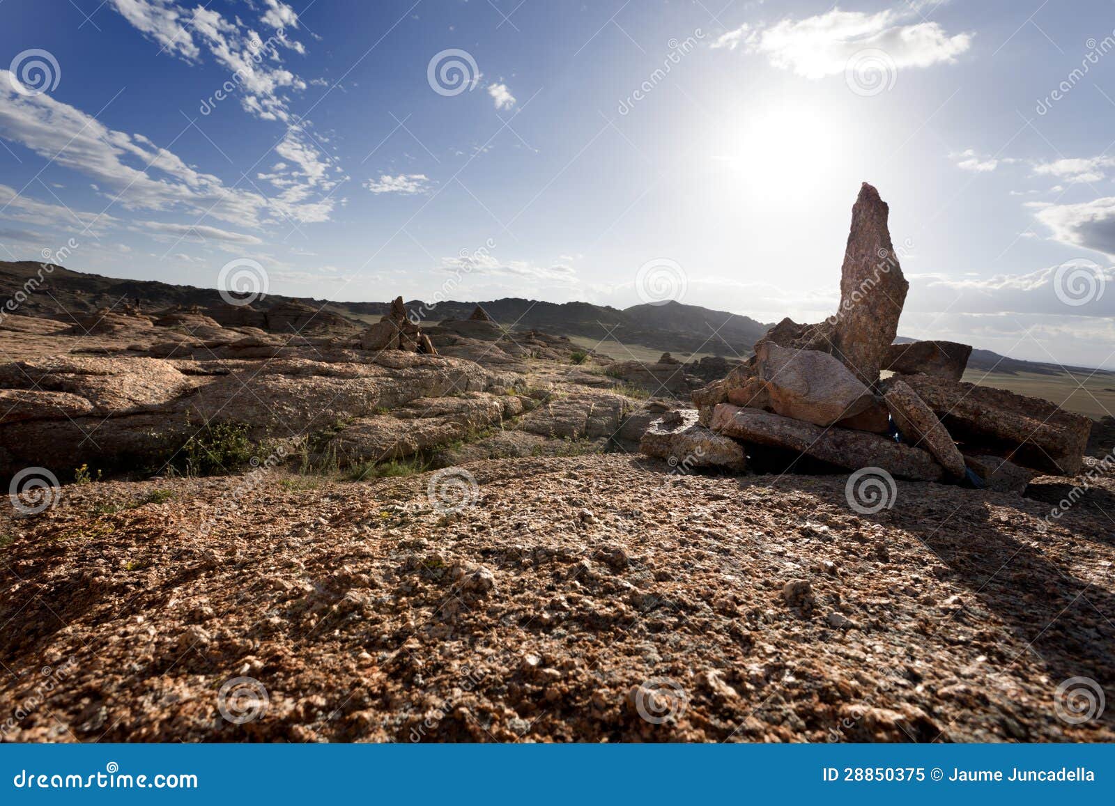 Solitude in the desert stock image. Image of mountain - 28850375