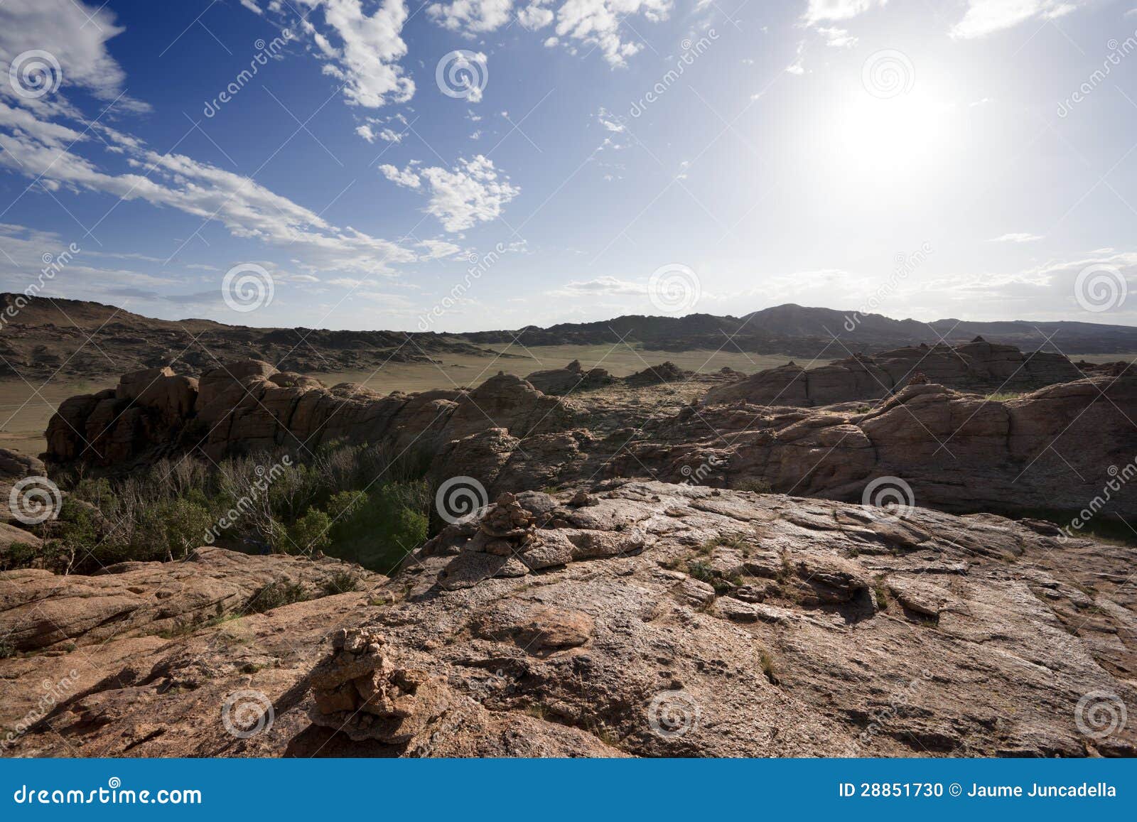Solitude in the desert stock photo. Image of landscape - 28851730