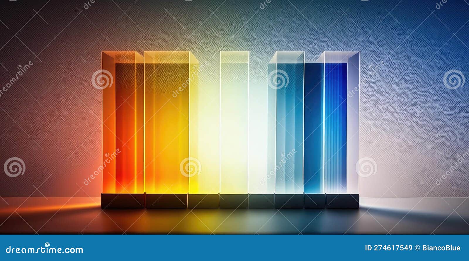 Solitude Landscape with Light Spectrum Gradient of Electromagnetic ...