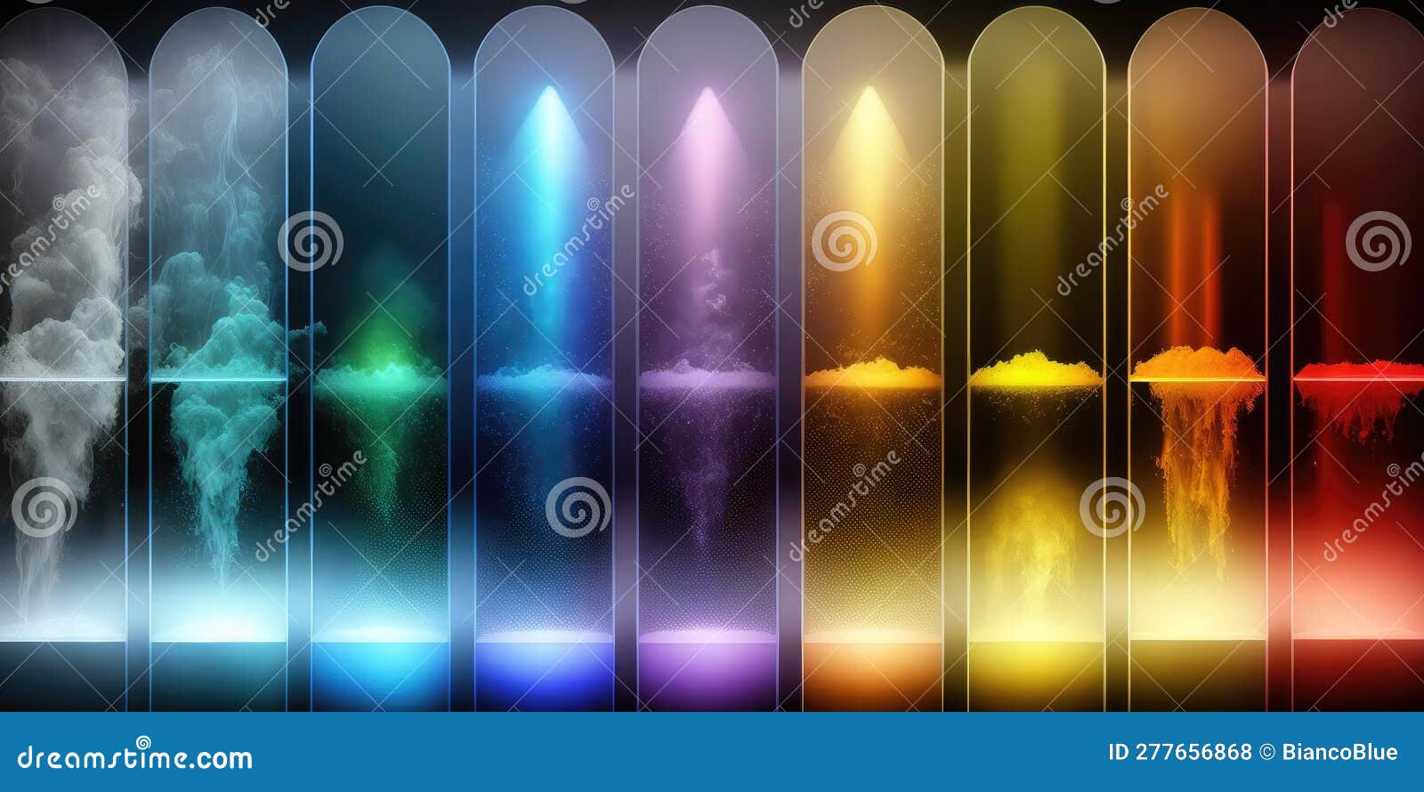 Solitude Landscape with Light Spectrum Gradient of Electromagnetic ...