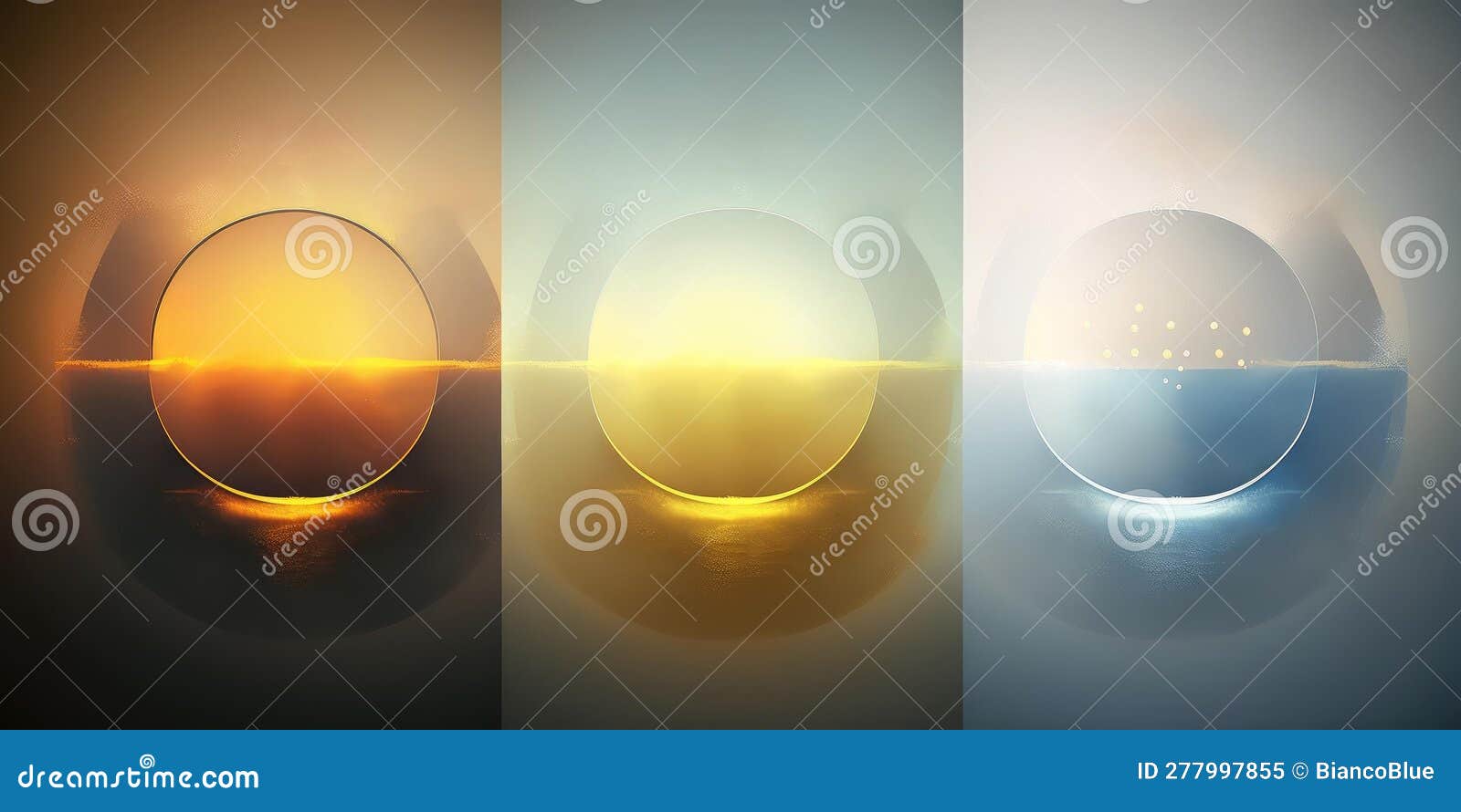 Solitude Landscape with Light Spectrum Gradient of Electromagnetic ...