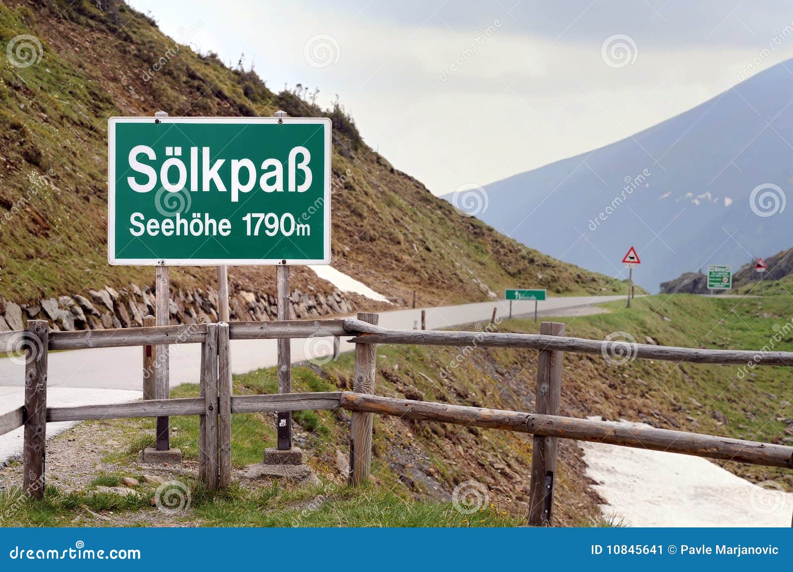 Solkpass mountain top pass stock image. Image of saddle - 10845641