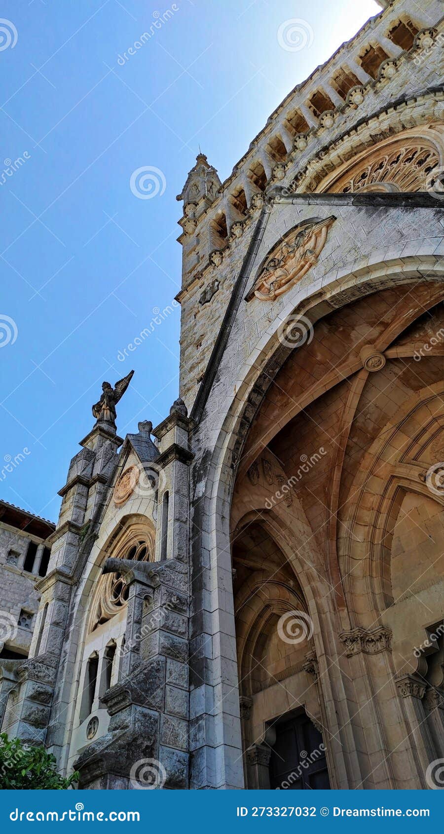 Soller cathedral stock photo. Image of summer, soller - 273327032