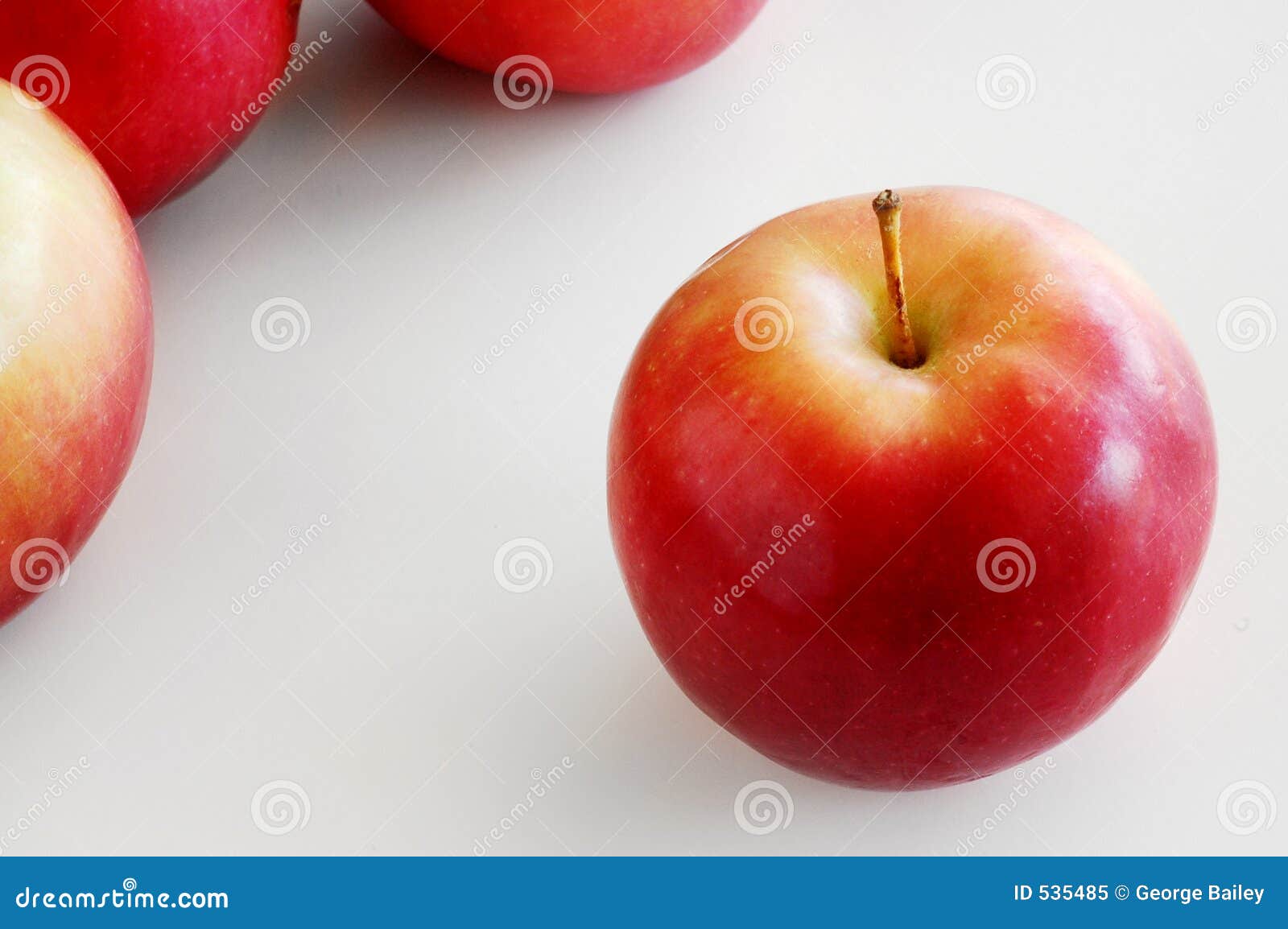 Solo apple stock image. Image of fruit, macintosh, food - 535485