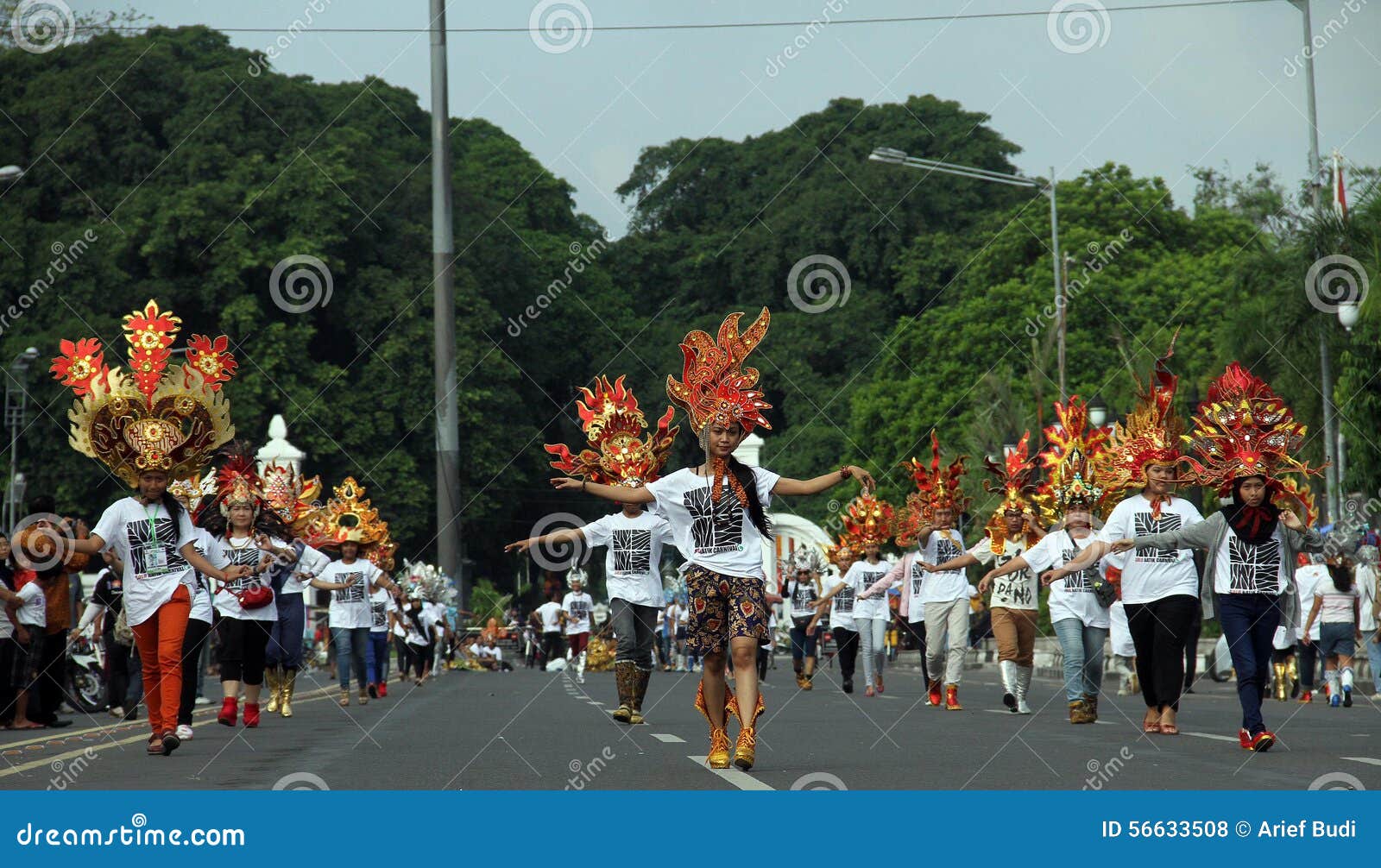 Solo batik carnival editorial stock photo. Image of variety - 56633508