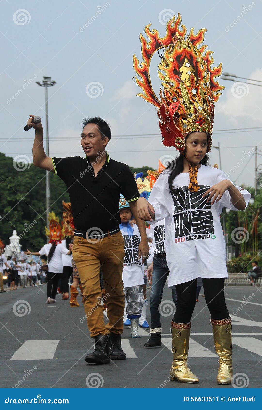 Solo batik carnival editorial photo. Image of crowded - 56633511