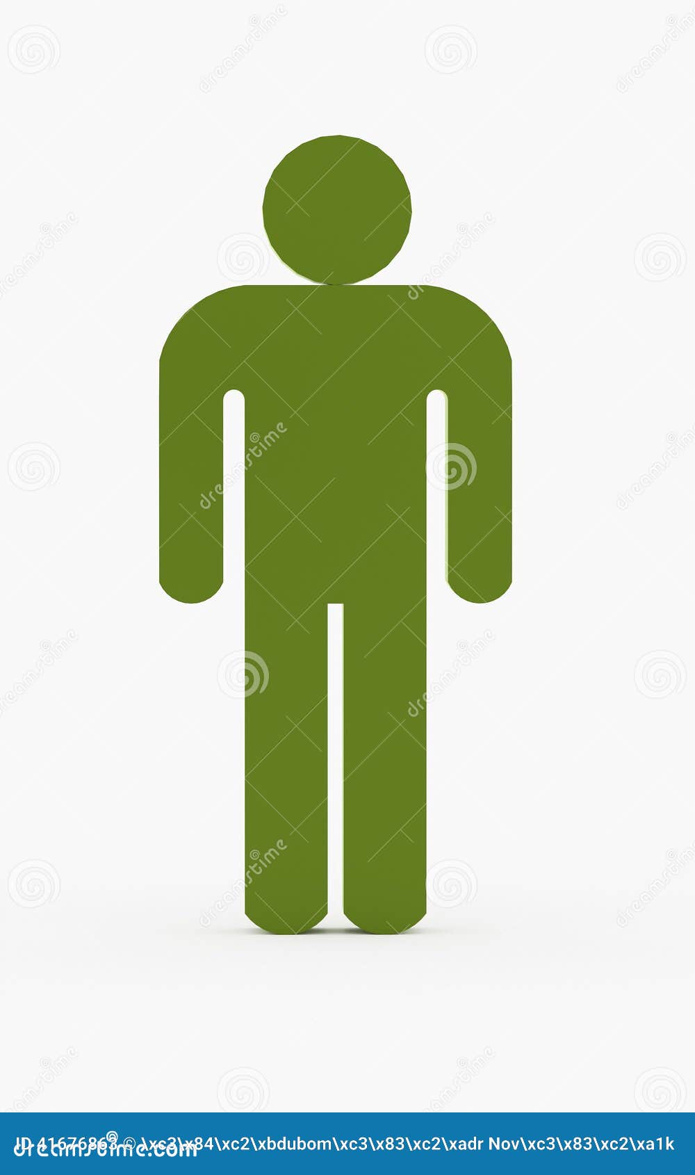 Solo Hombre Rendido Y Aislado Stock de ilustración - Ilustración de ...