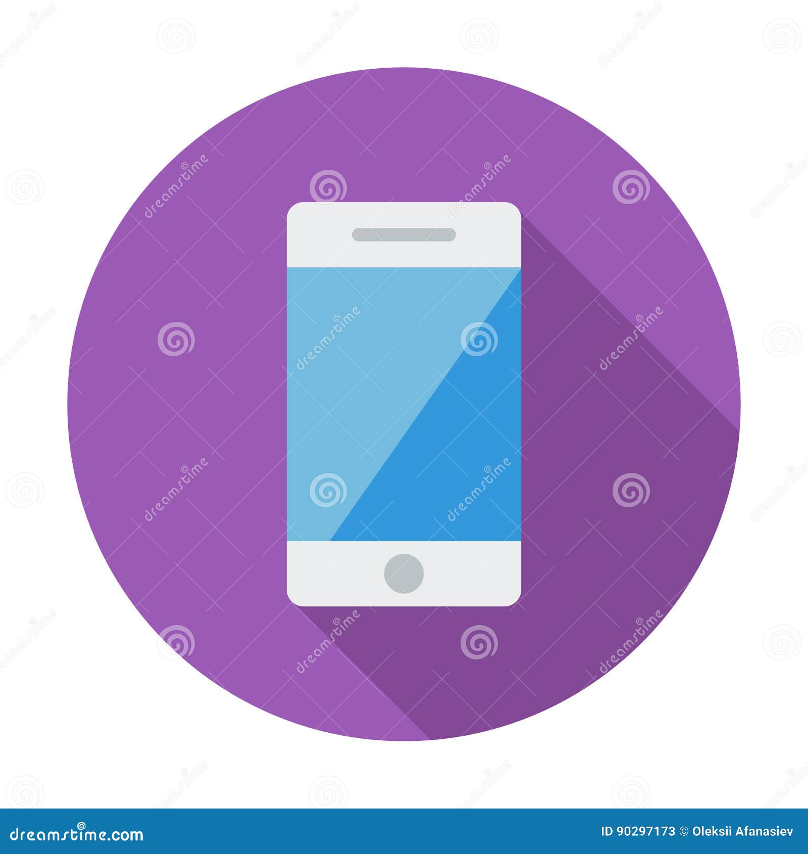 Solo icono de Smartphone ilustración del vector. Ilustración de hablar - 90297173