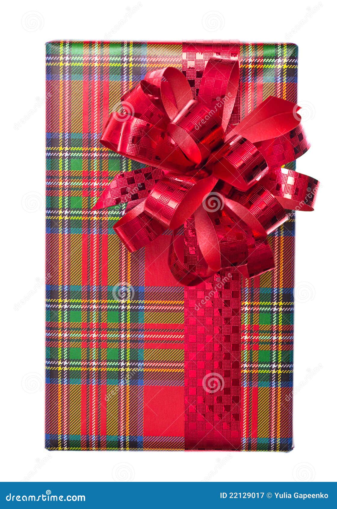 Solo Rectángulo De Regalo De La Navidad Imagen de archivo - Imagen de ...