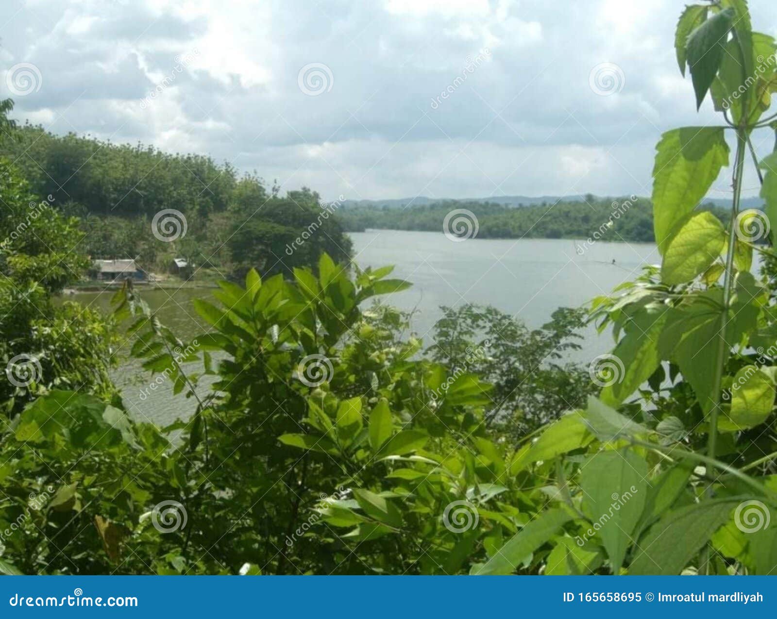 Transverse View Or Axial Plain CT Chest Show Infitrative Mass And ...