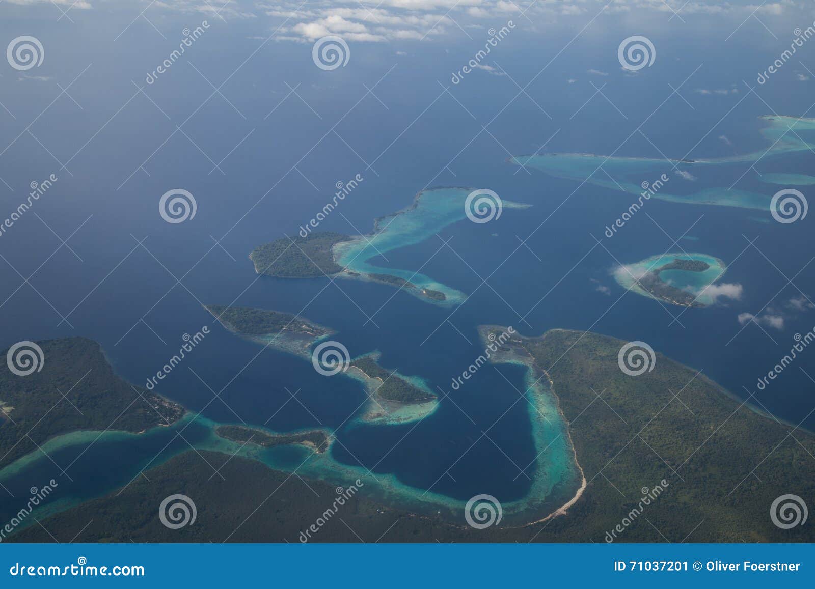 Solomon Islands Aerial View Stock Afbeelding - Image of tropisch ...