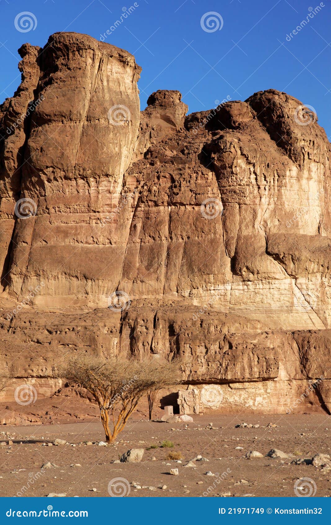 Solomon s Pillars , Israel stock image. Image of geography - 21971749