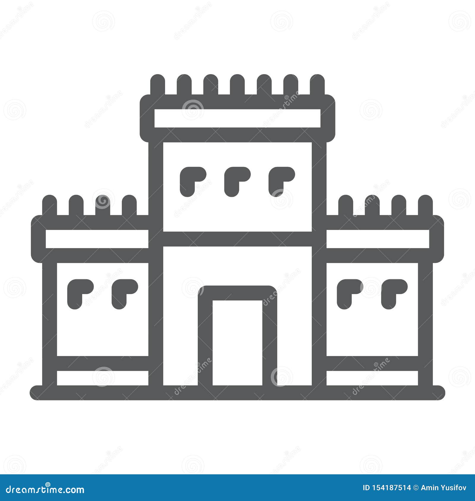 Jerusalem Icon Cartoon Vector | CartoonDealer.com #47367249