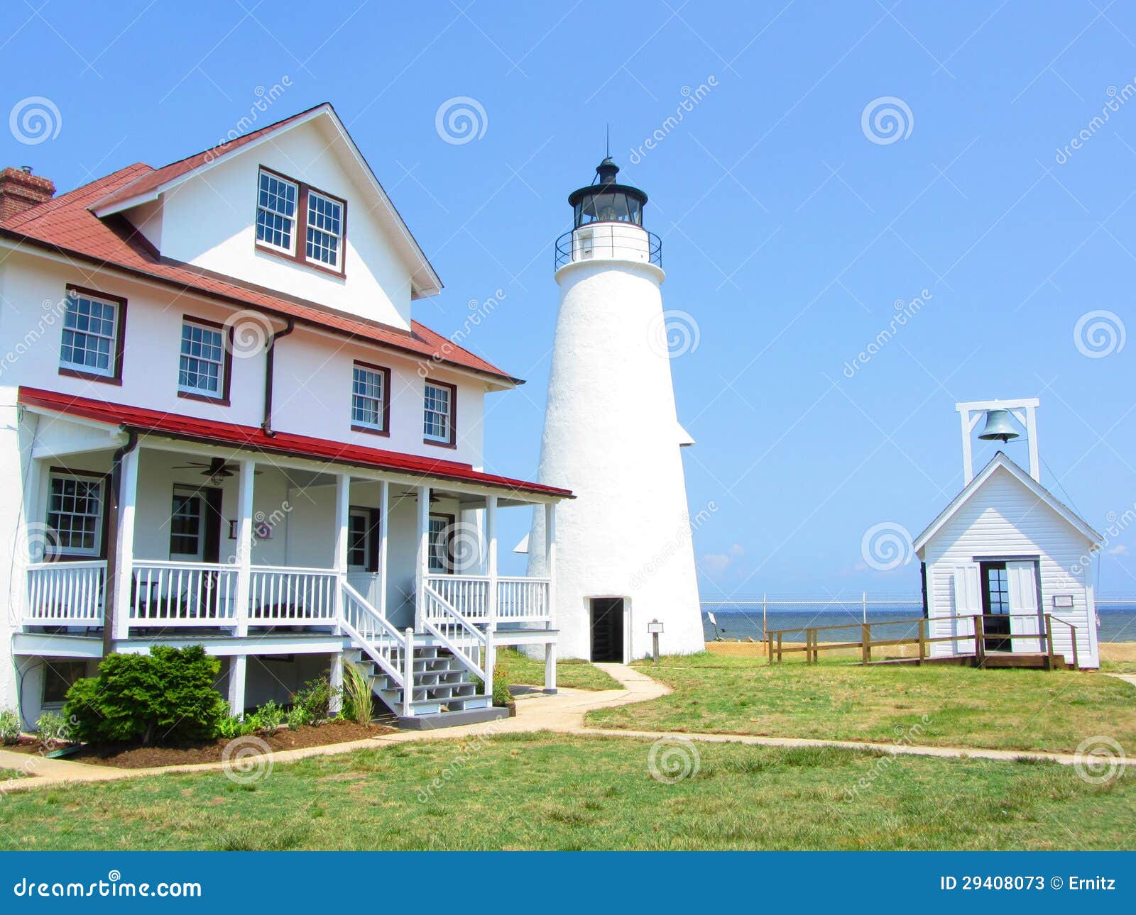Solomons Lighthouse stock image. Image of architecture - 29408073