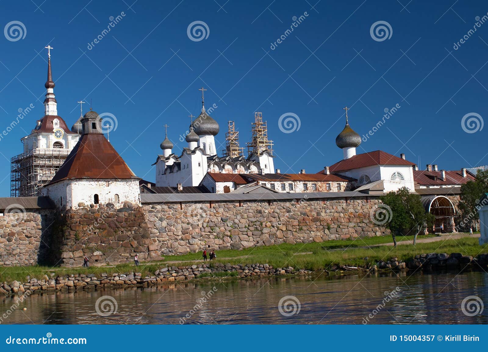 Solovetsky Monastery stock image. Image of facade, outside - 15004357