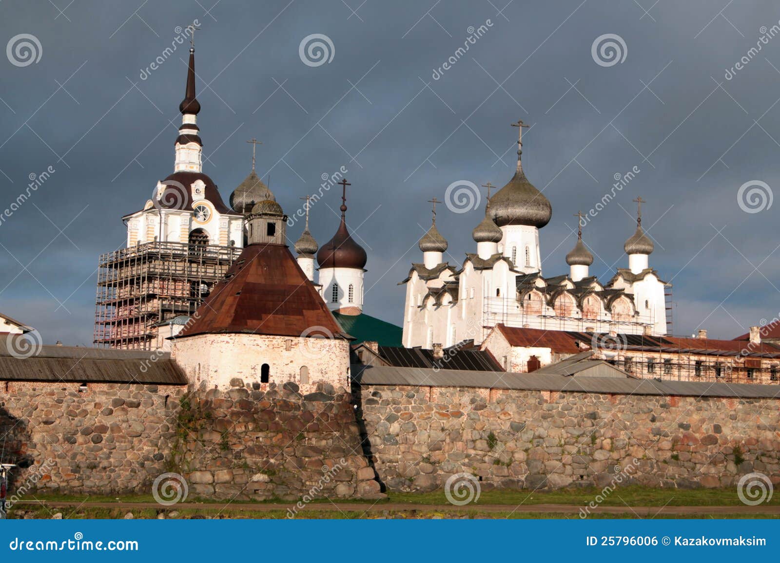 Solovetsky Monastery stock photo. Image of dome, landmark - 25796006