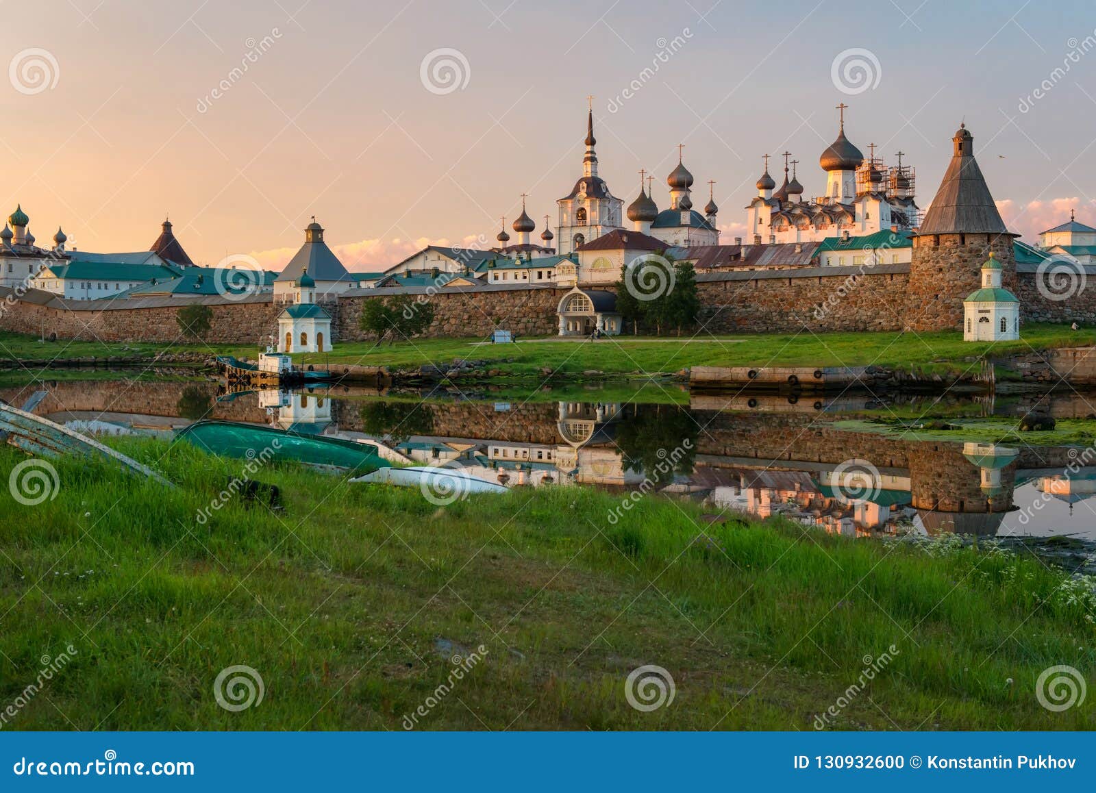 Solovetsky Monastery from the Cape Cape Editorial Image - Image of ...