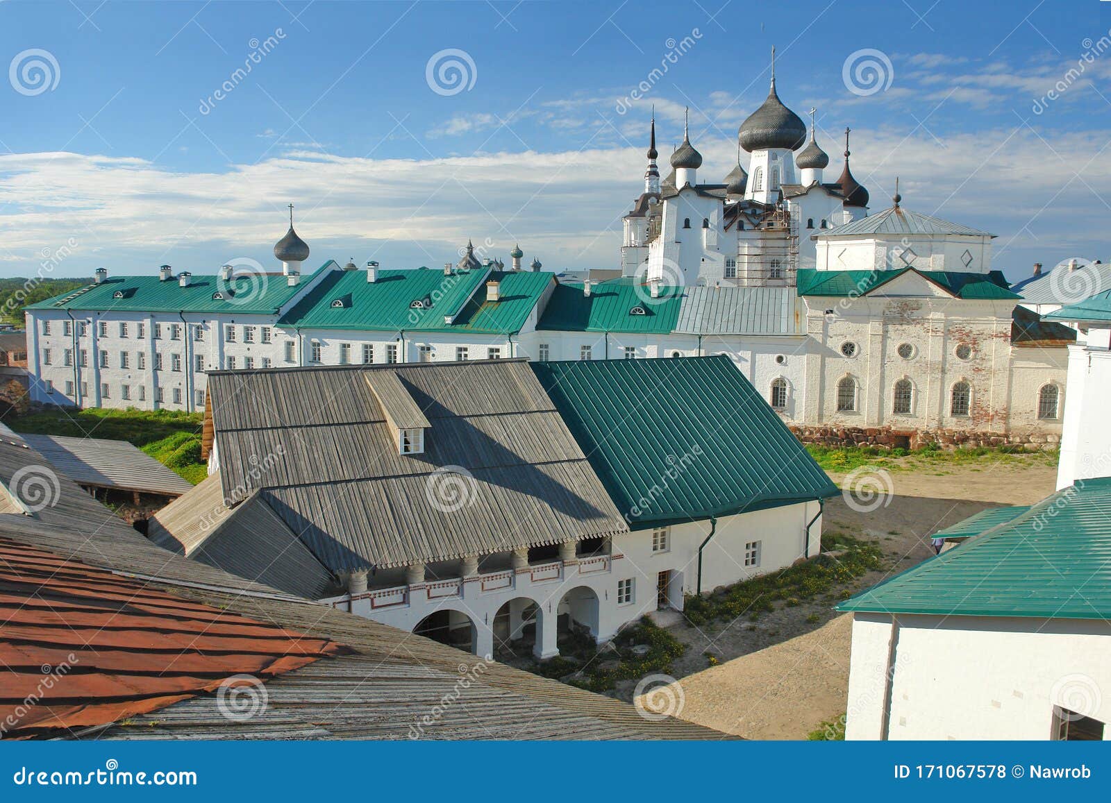 The Solovetsky Monastery stock photo. Image of water - 171067578