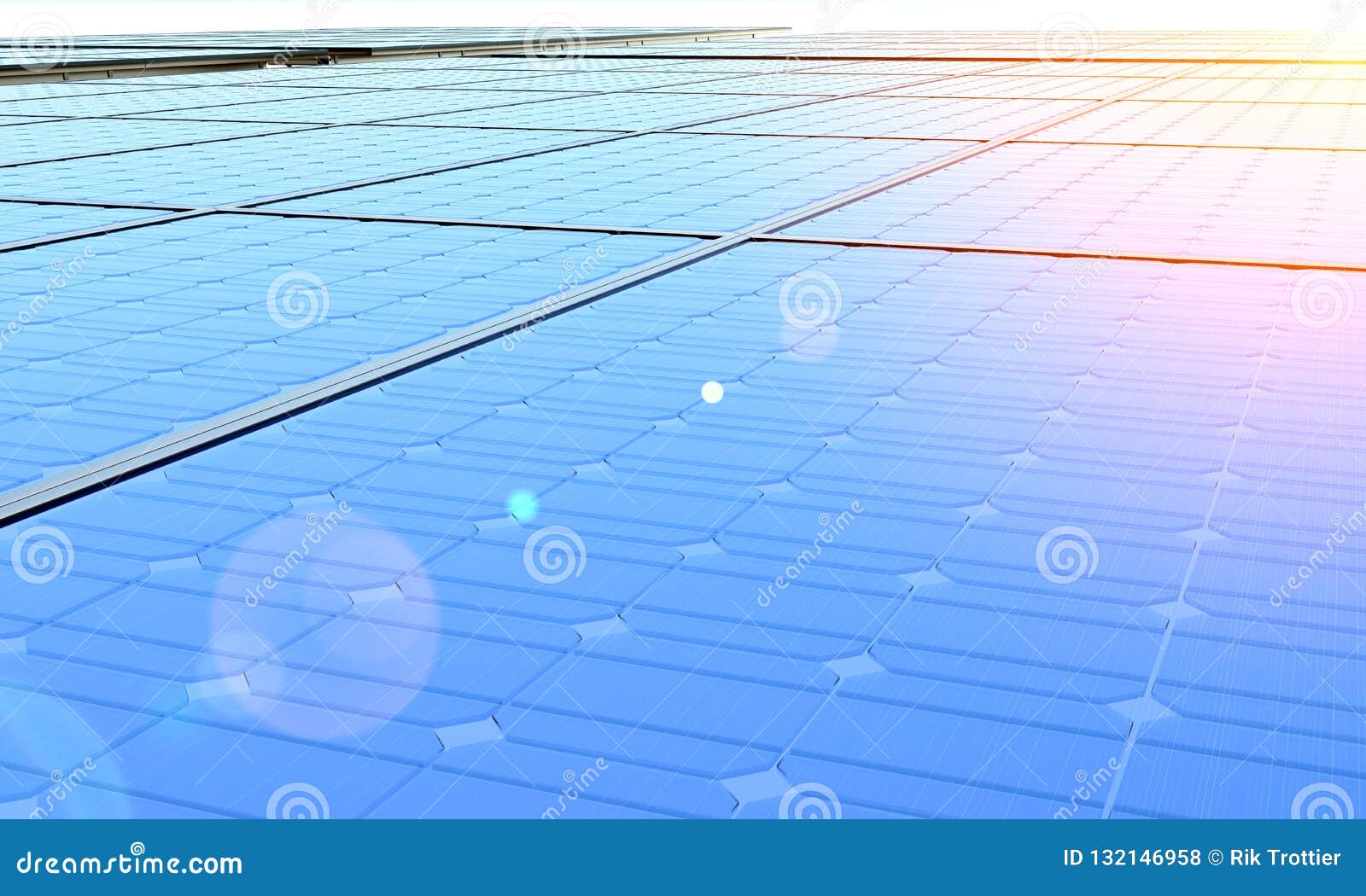 Solpaneler i solljus stock illustrationer. Illustration av energi ...