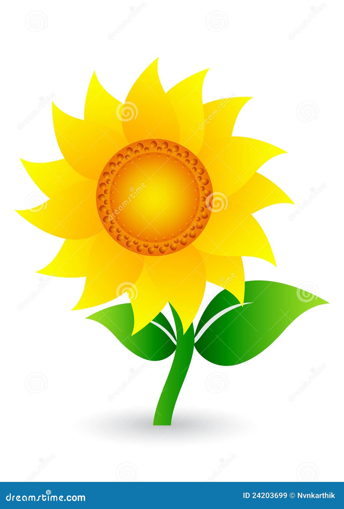 Solros vektor illustrationer. Illustration av bakgrund - 24203699