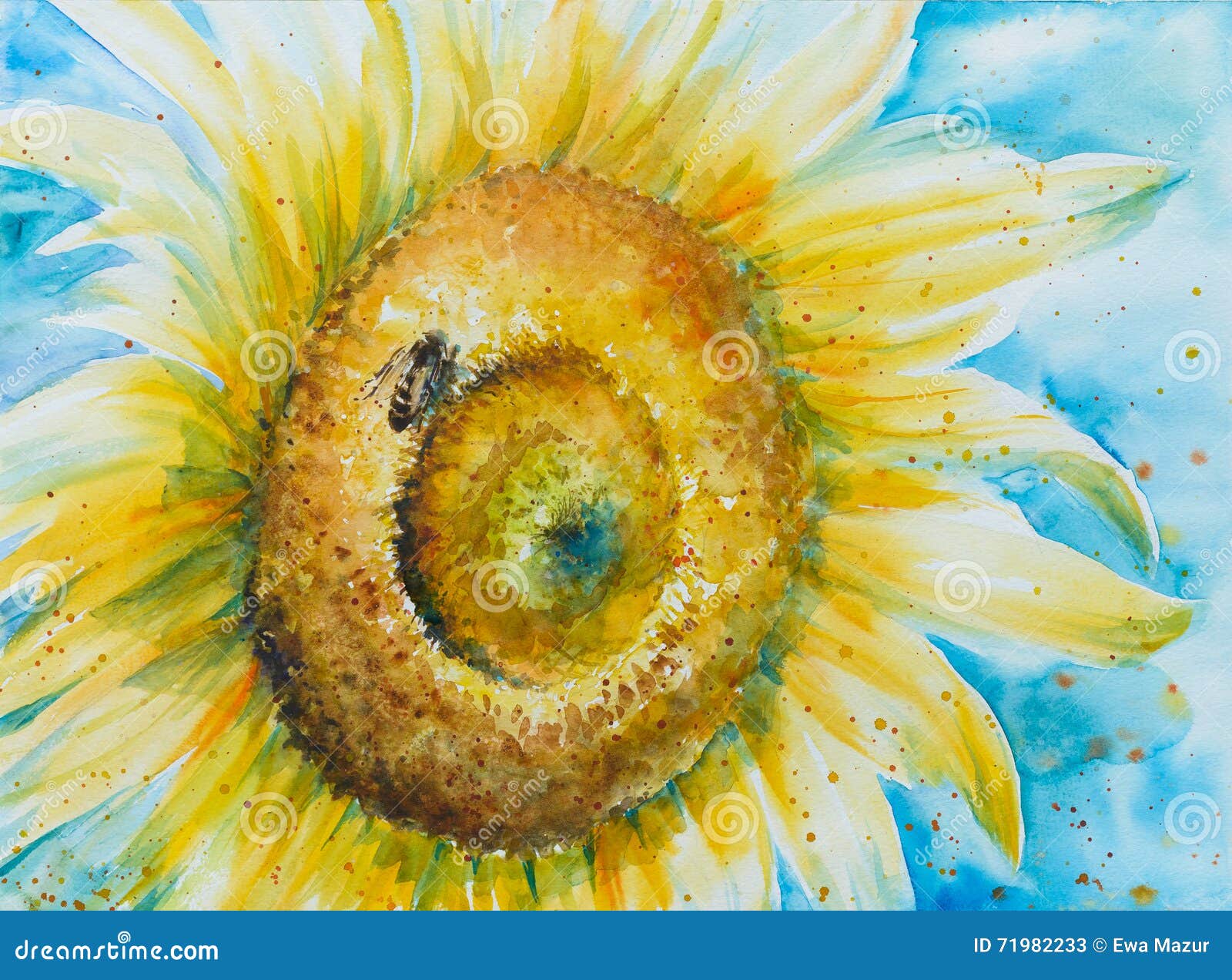 Solros stock illustrationer. Illustration av blomma, papper - 71982233