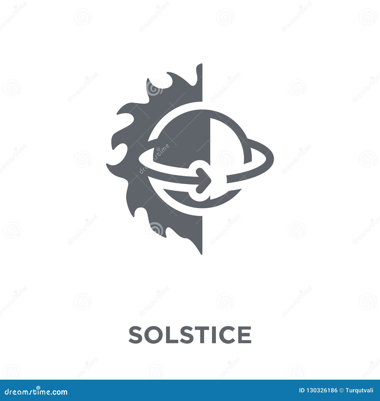 Solstice Icon from Astronomy Collection. Stock Vector - Illustration of ...