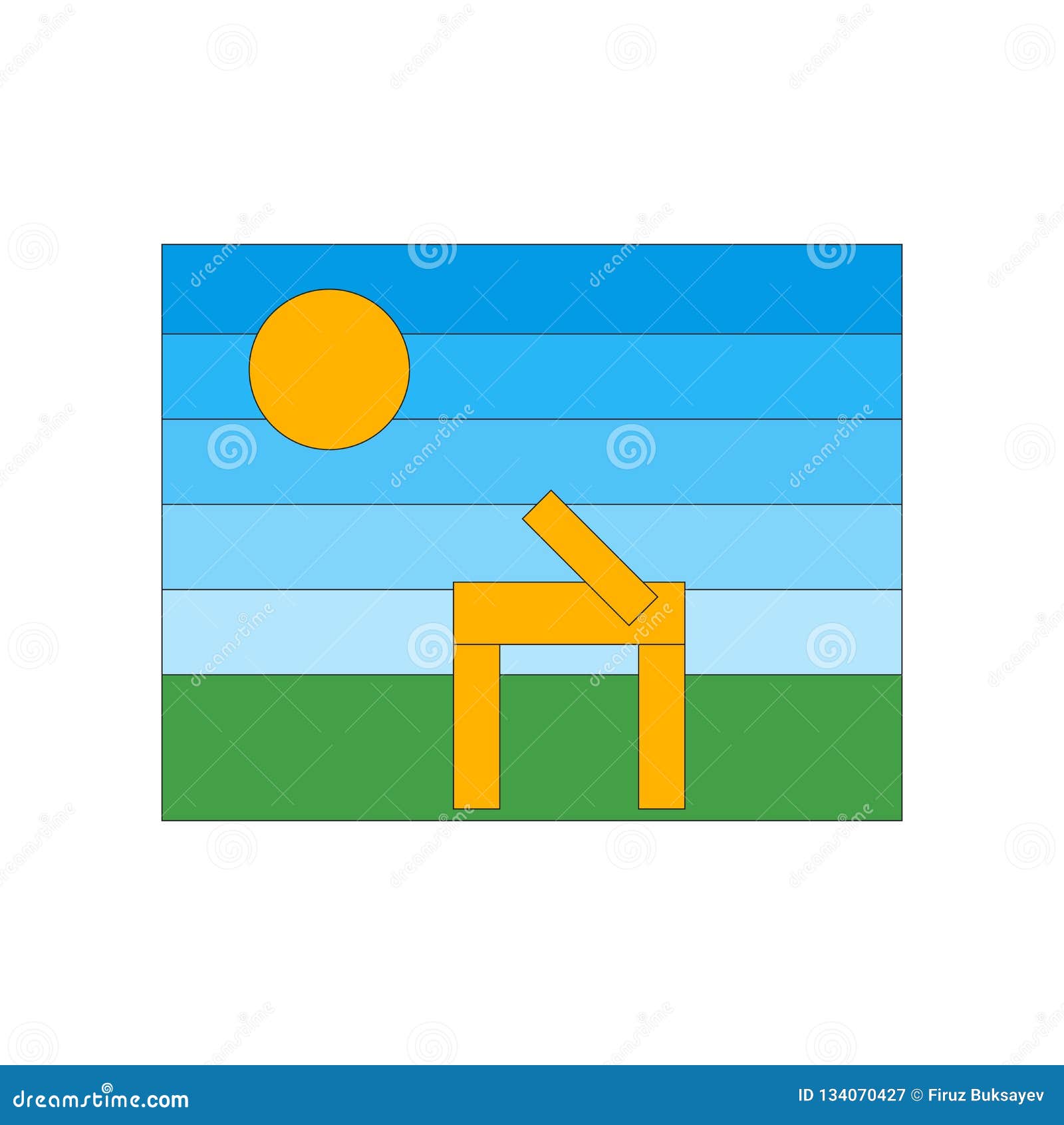 Solstice Icon Vector Sign and Symbol Isolated on White Background ...