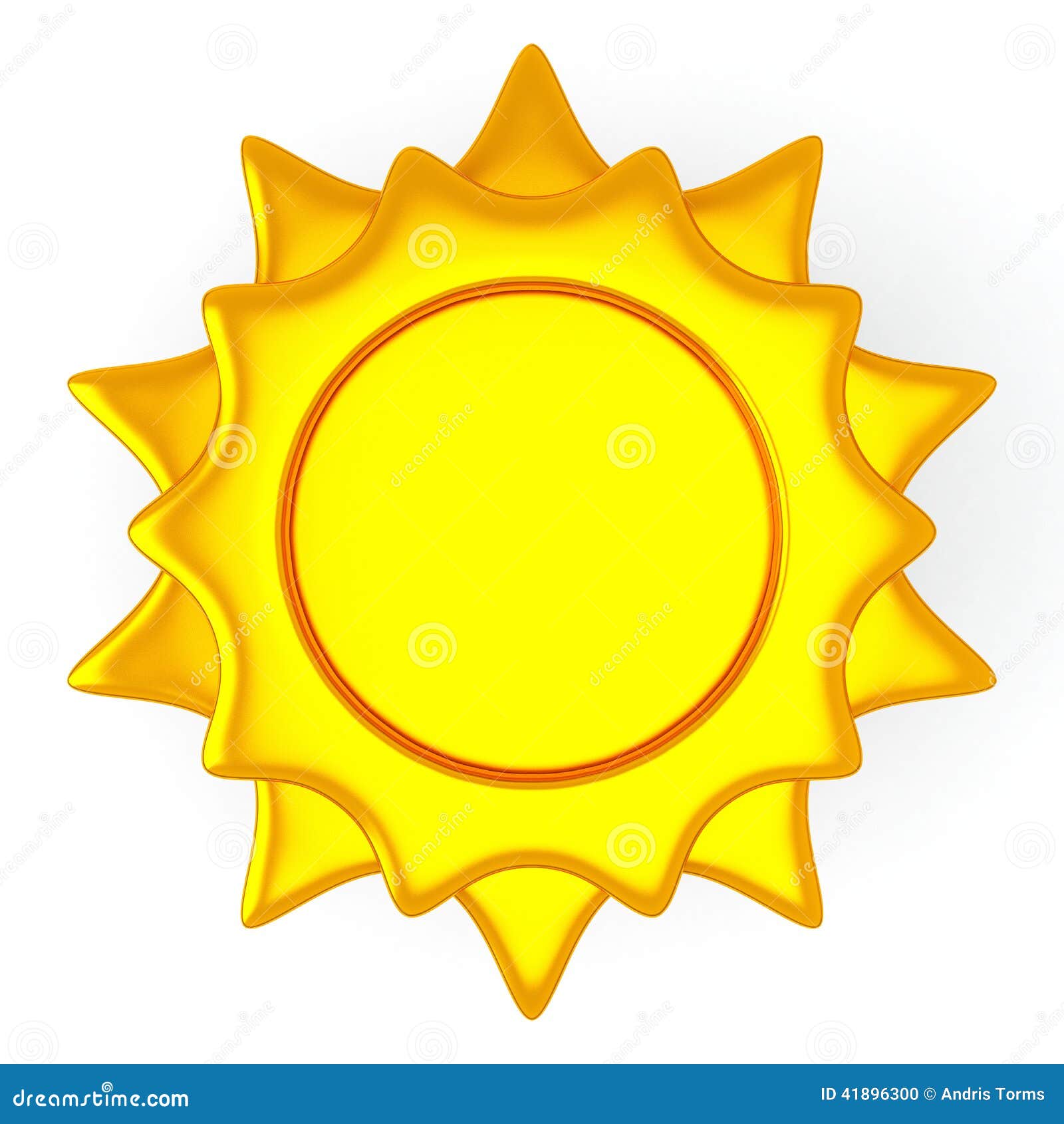 Solsymbol, 3d stock illustrationer. Illustration av knapp - 41896300
