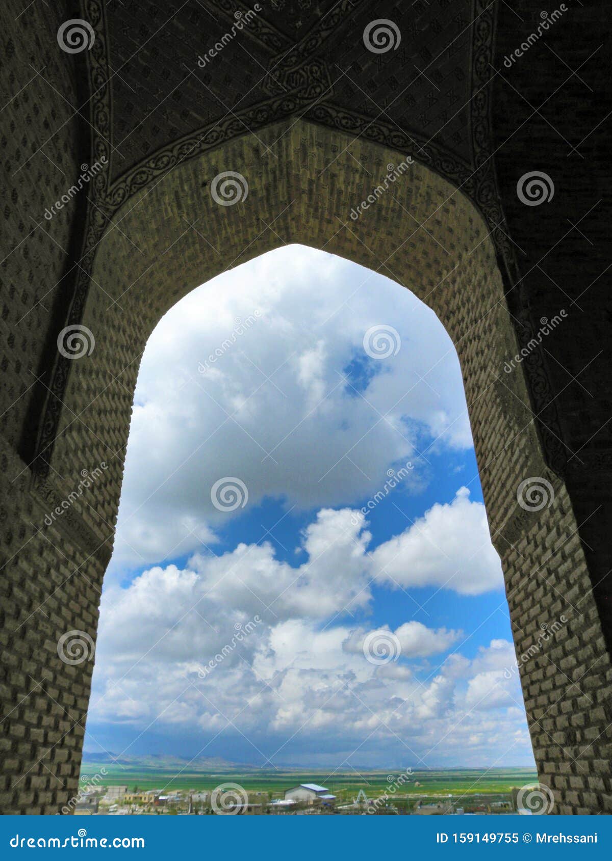 The View from Balcony of Soltaniyeh Dome Zanjan Iran Stock Image ...